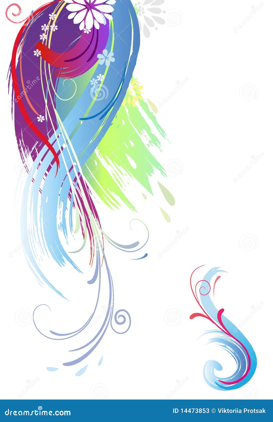 Color brush strokes stock vector. Illustration of brush - 14473853