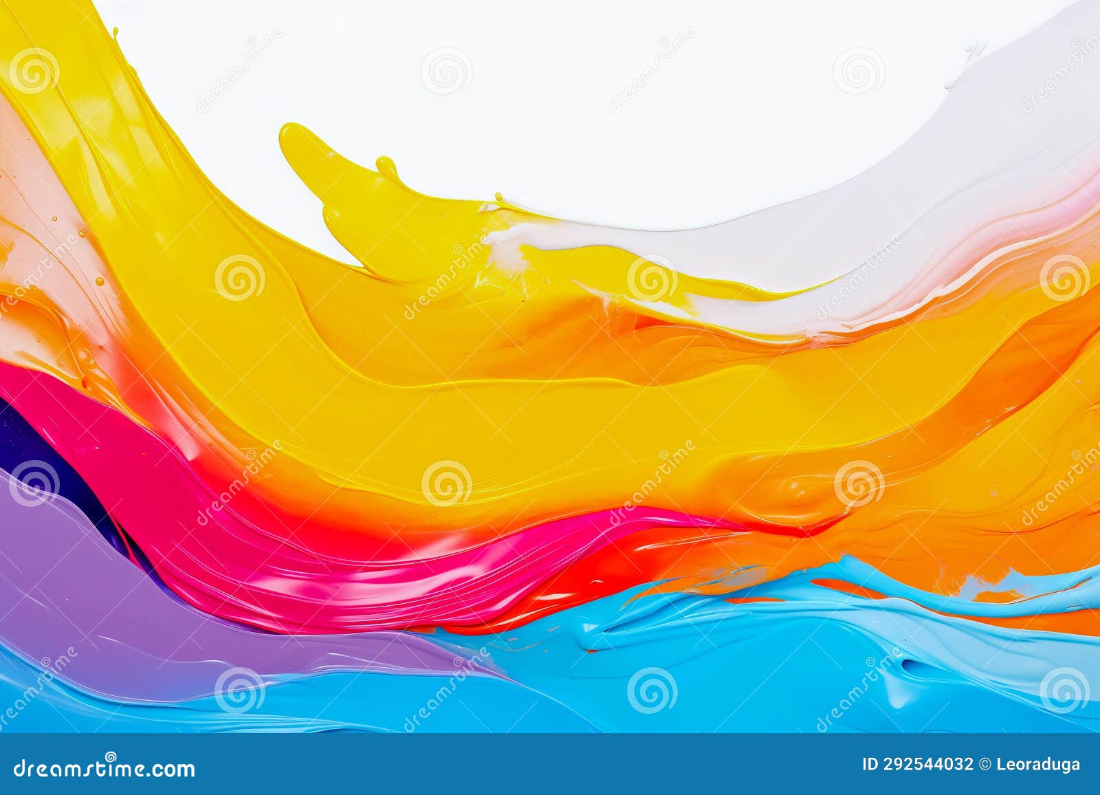 Color Brushstroke Oil or Acrylic Paint Design Element. Generative AI ...