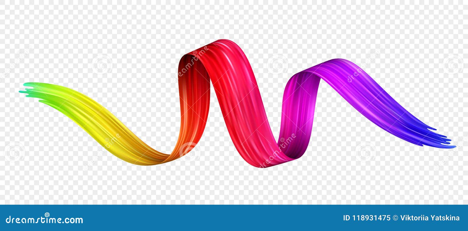 Color Brushstroke Oil or Acrylic Paint Design Element. Vector ...