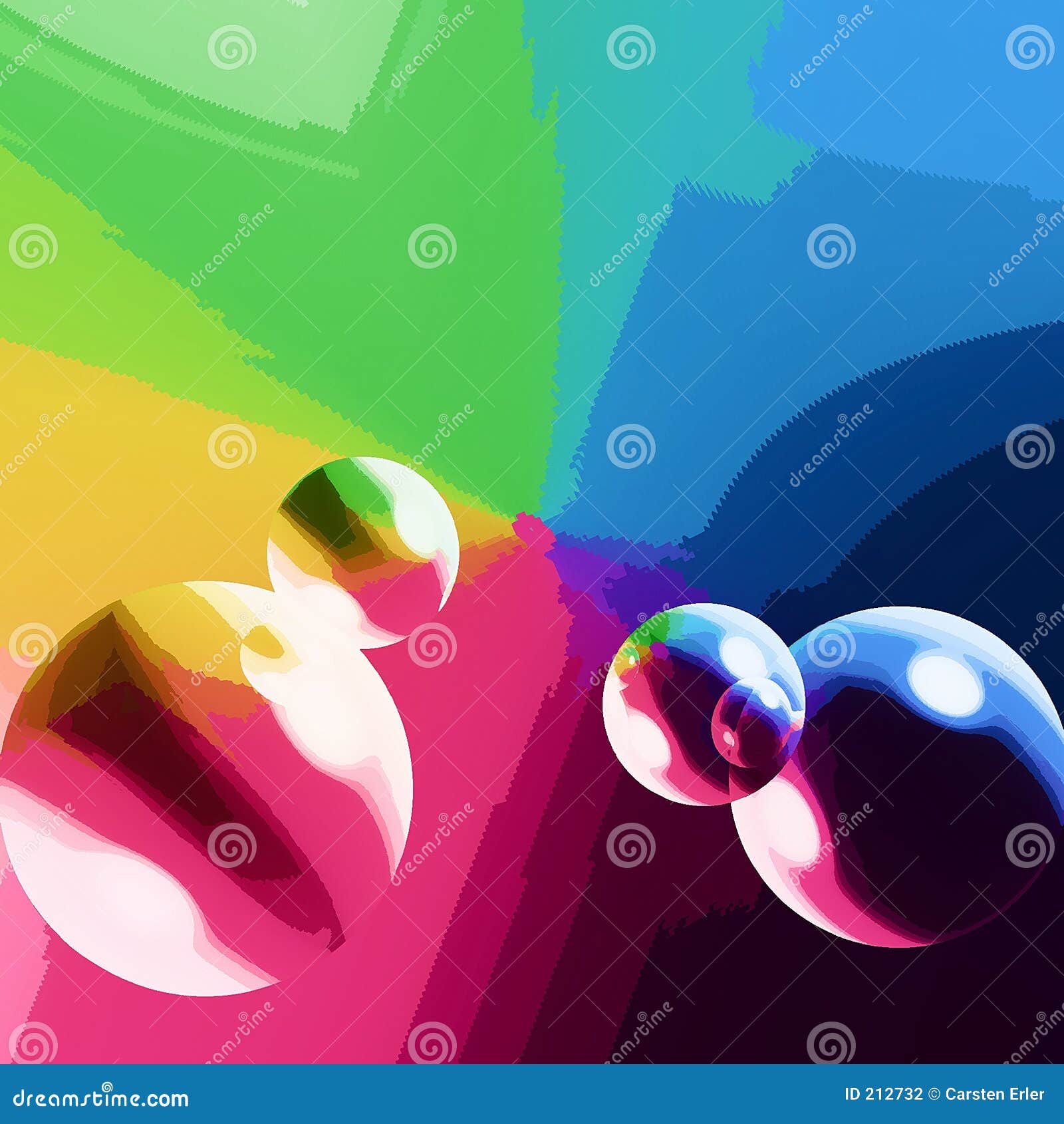 Color Bubbles stock illustration. Illustration of yellow - 212732