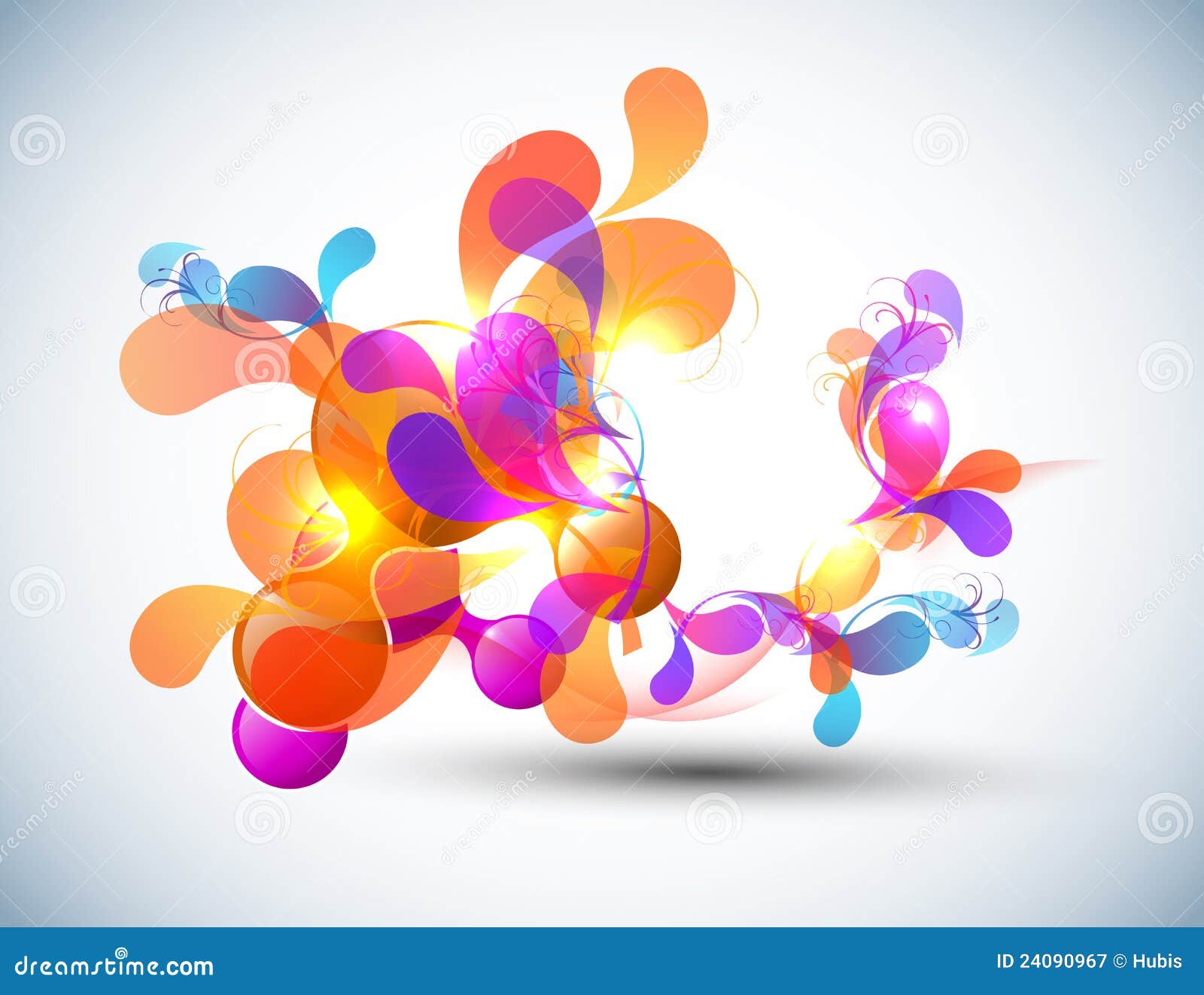 Color Bubbles Banner Design Stock Vector - Illustration of card ...
