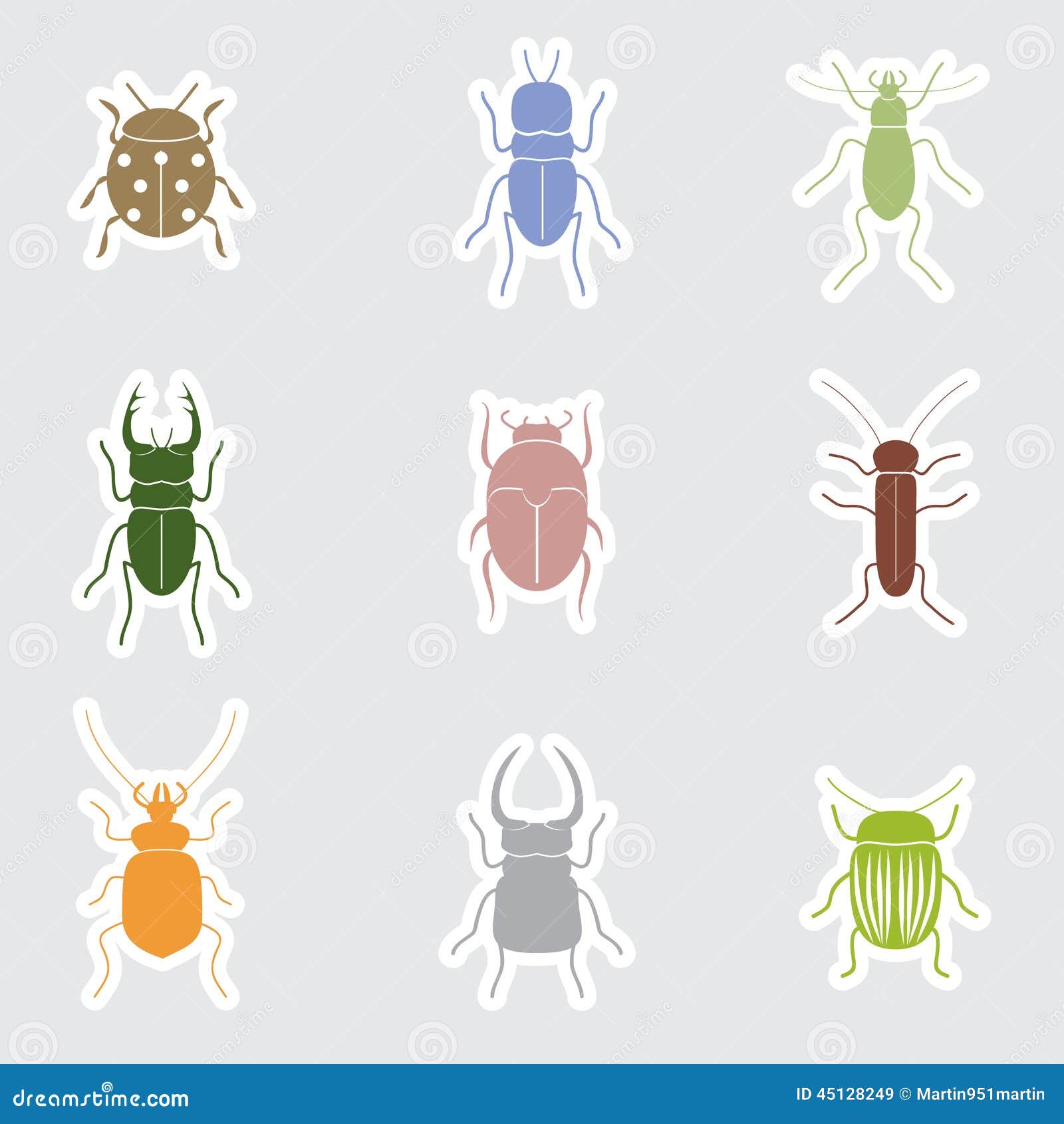 Vermin Bugs Cartoon Vector | CartoonDealer.com #16412067