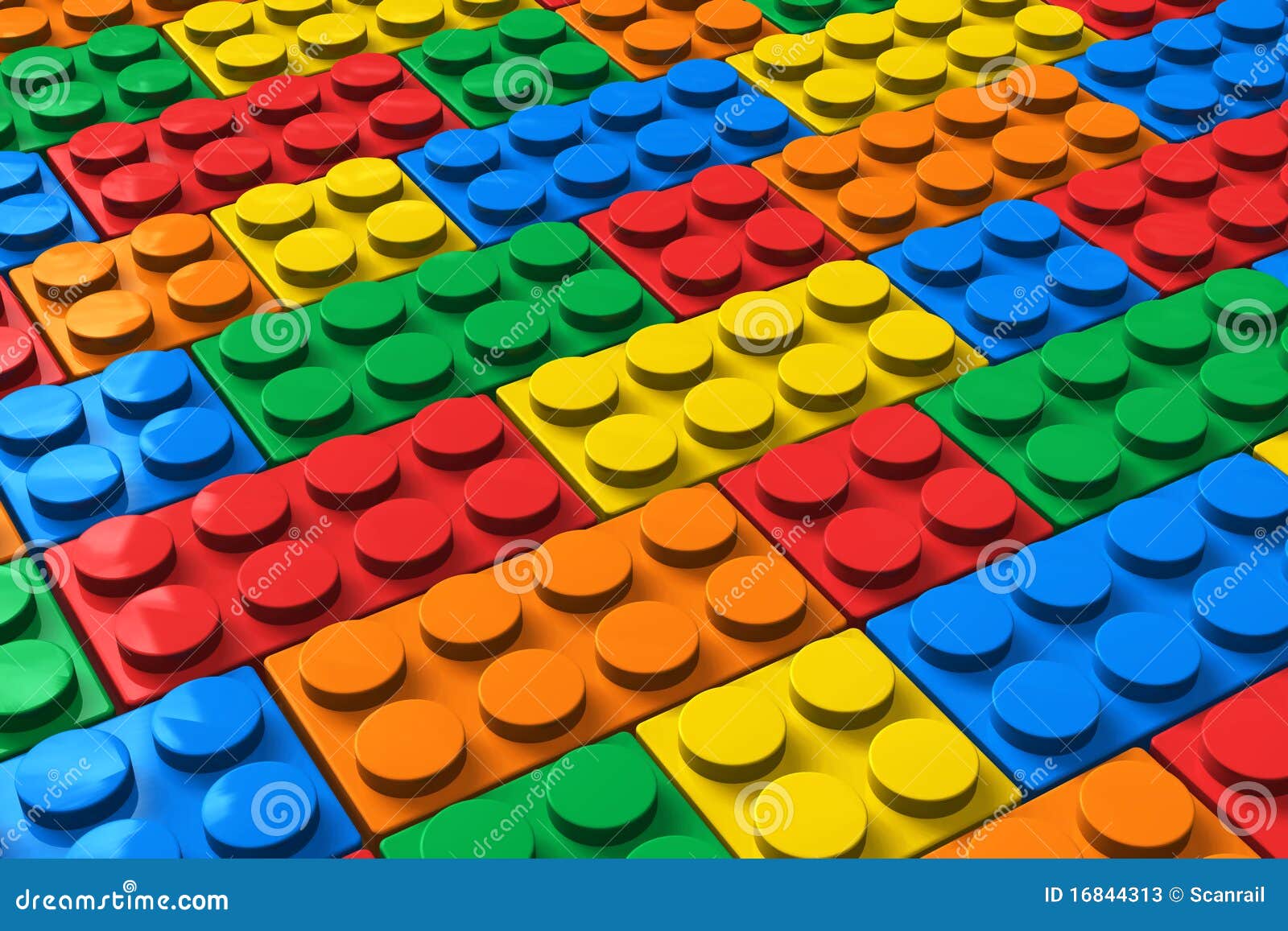 Color building blocks stock illustration. Illustration of assemble ...