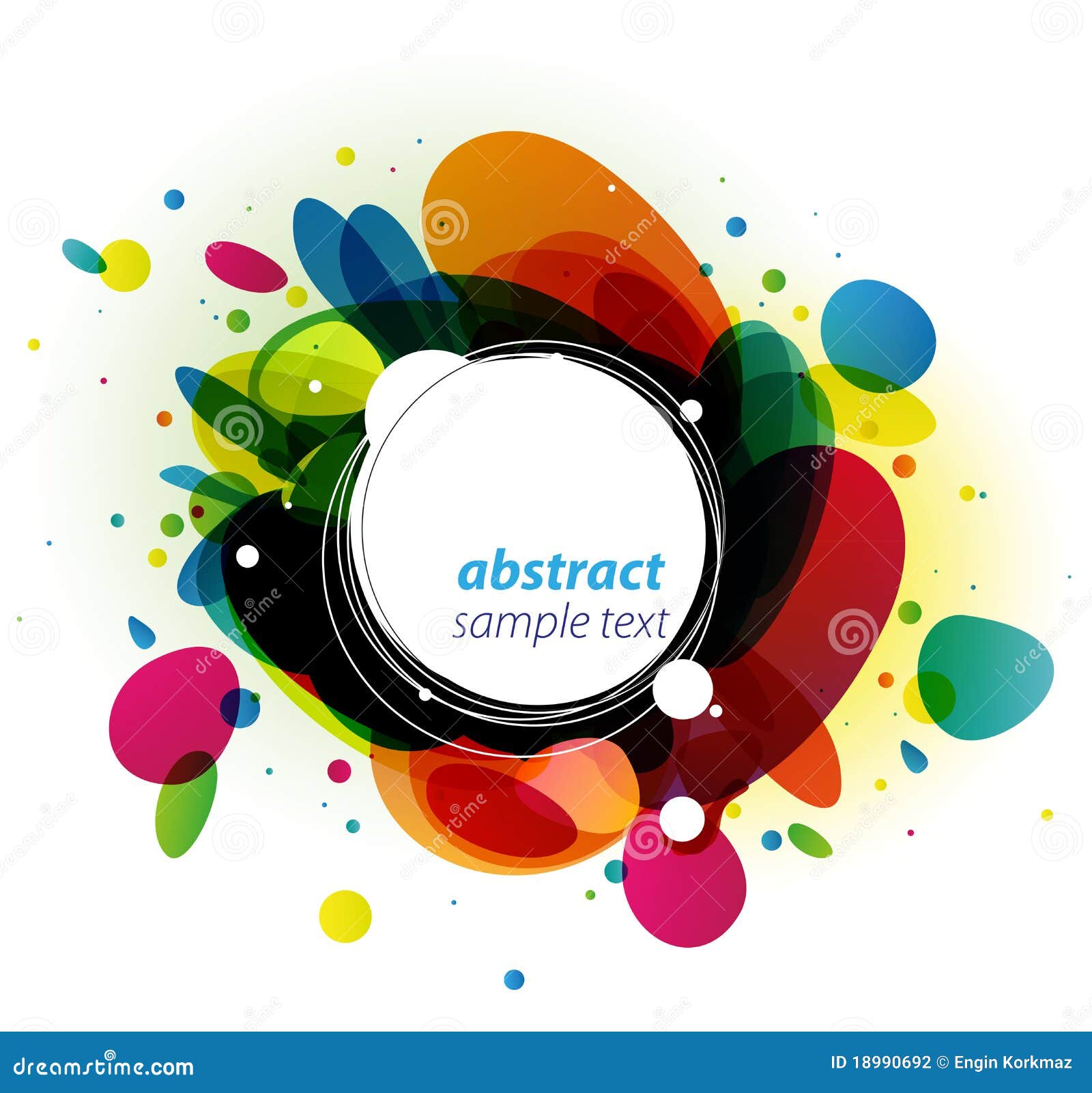 Color Burst Background stock vector. Illustration of cloud - 18990692