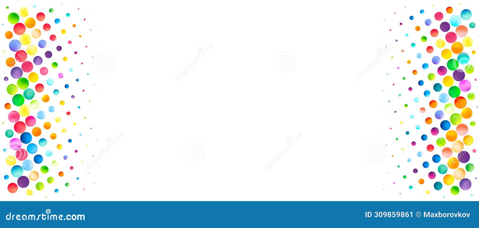 Color Burst Border Panorama Stock Vector - Illustration of panorama ...