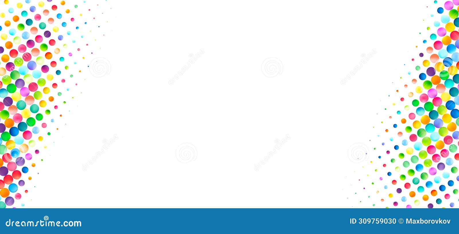 Color Burst Border Panorama Stock Vector - Illustration of creative ...