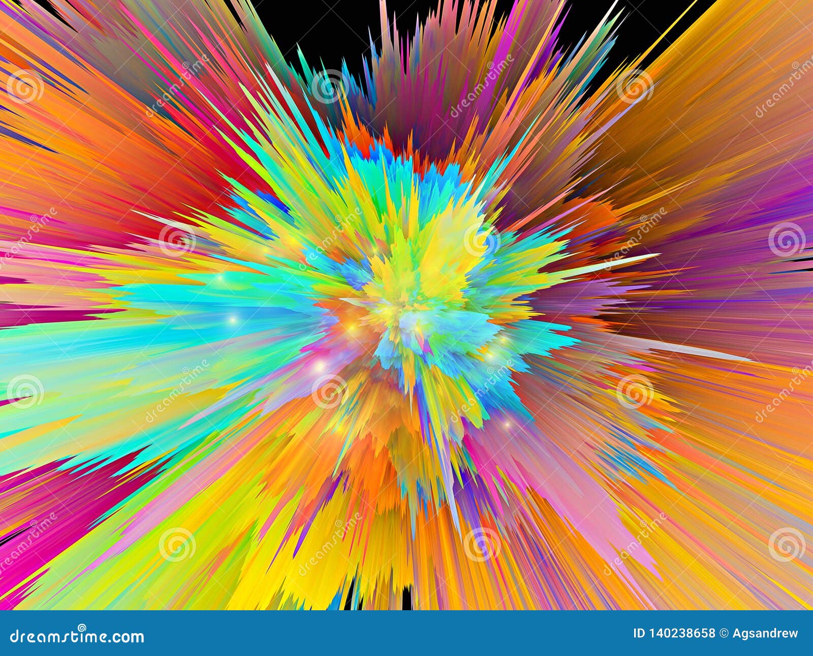 Color Burst stock illustration. Illustration of texture - 140238658
