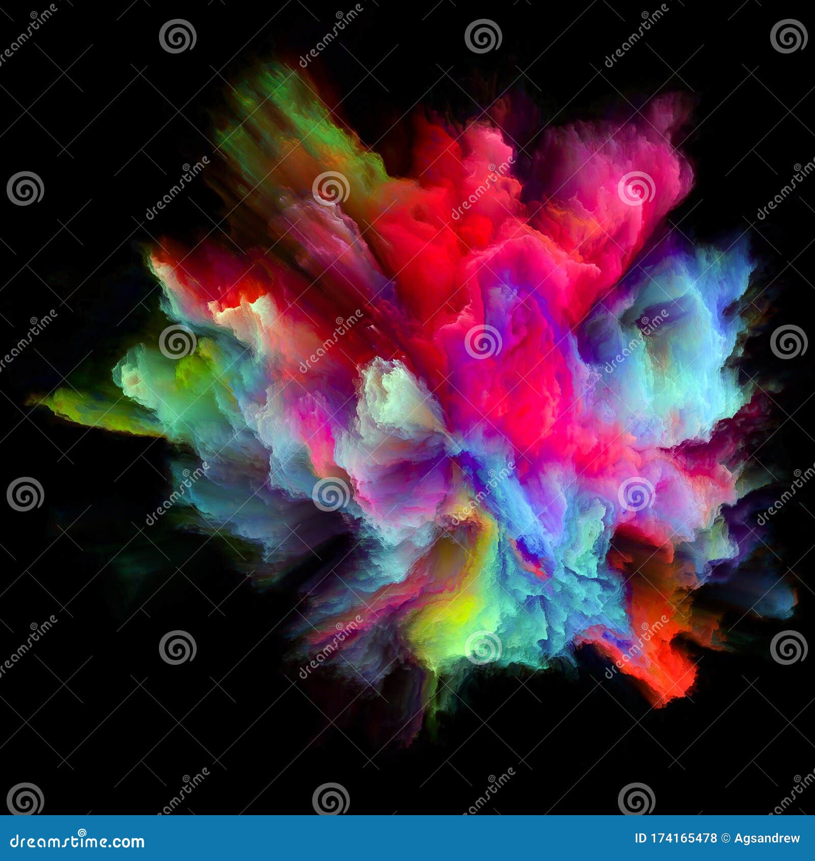 Color Burst stock illustration. Illustration of color - 174165478
