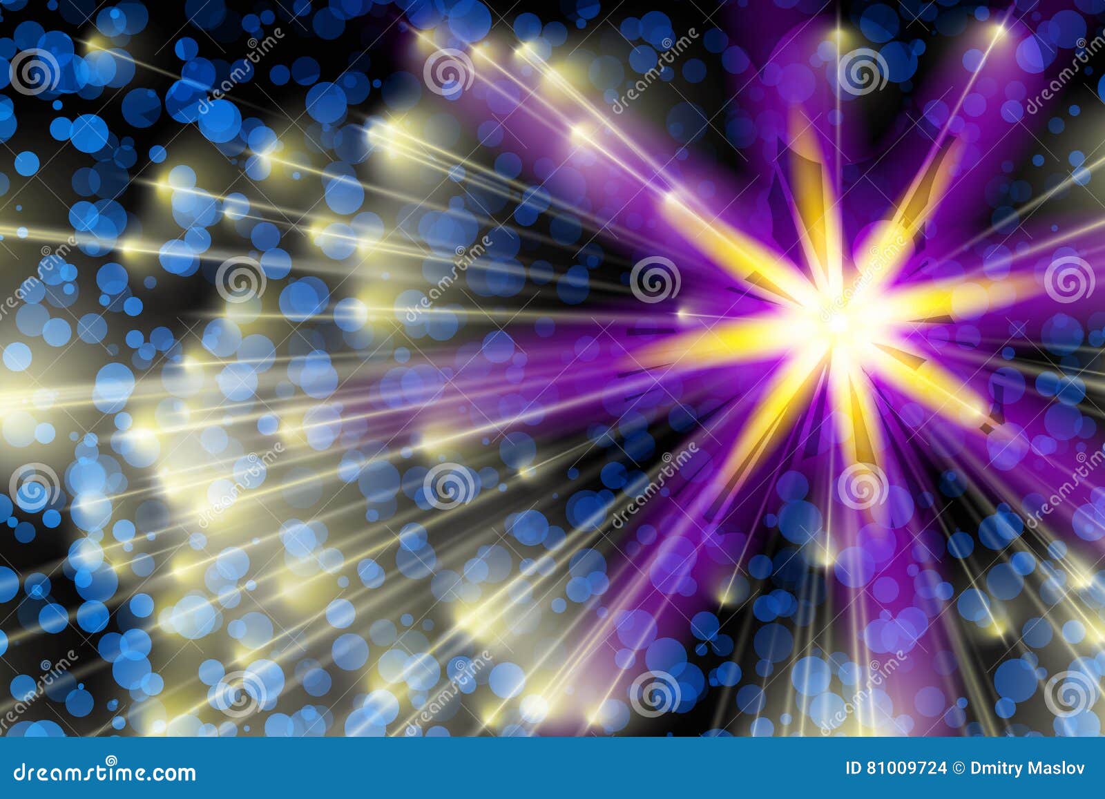 Color Burst stock vector. Illustration of particle, spot - 81009724