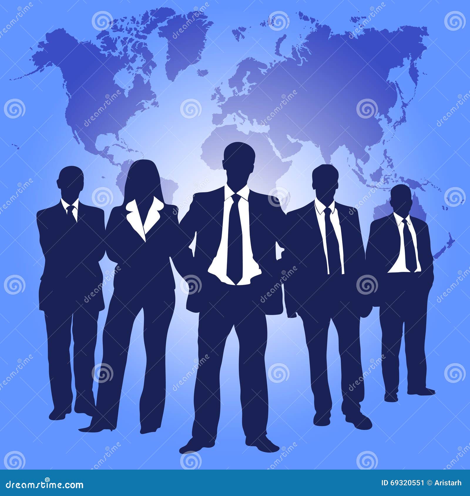 Color business people stock illustration. Illustration of graphic ...
