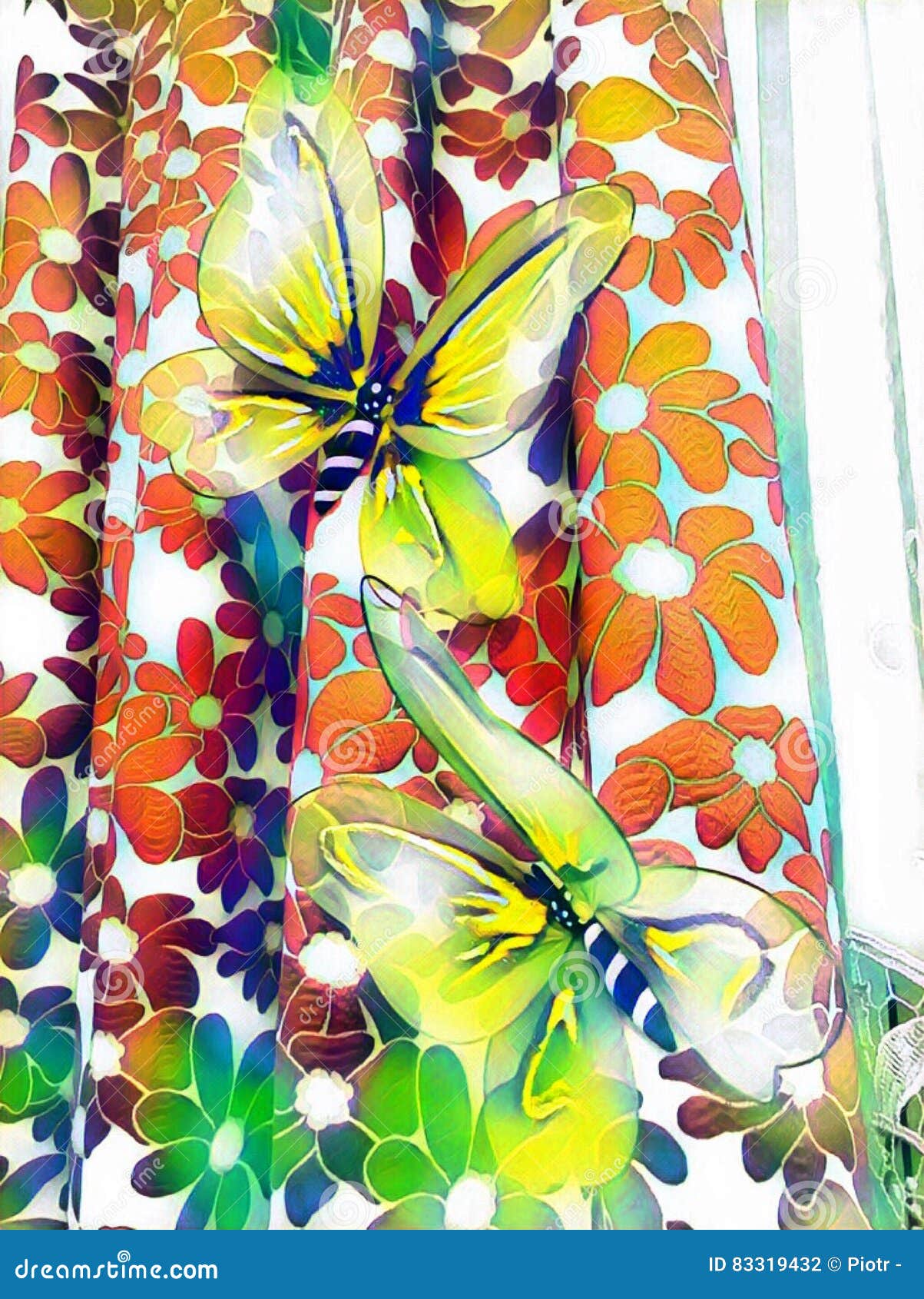 Color Butterfly stock illustration. Illustration of color - 83319432