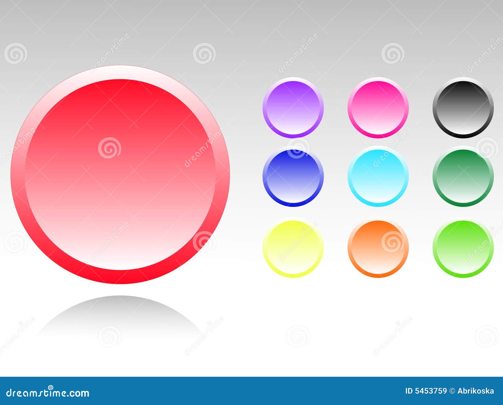 Color Buttons Picture. Image: 5453759