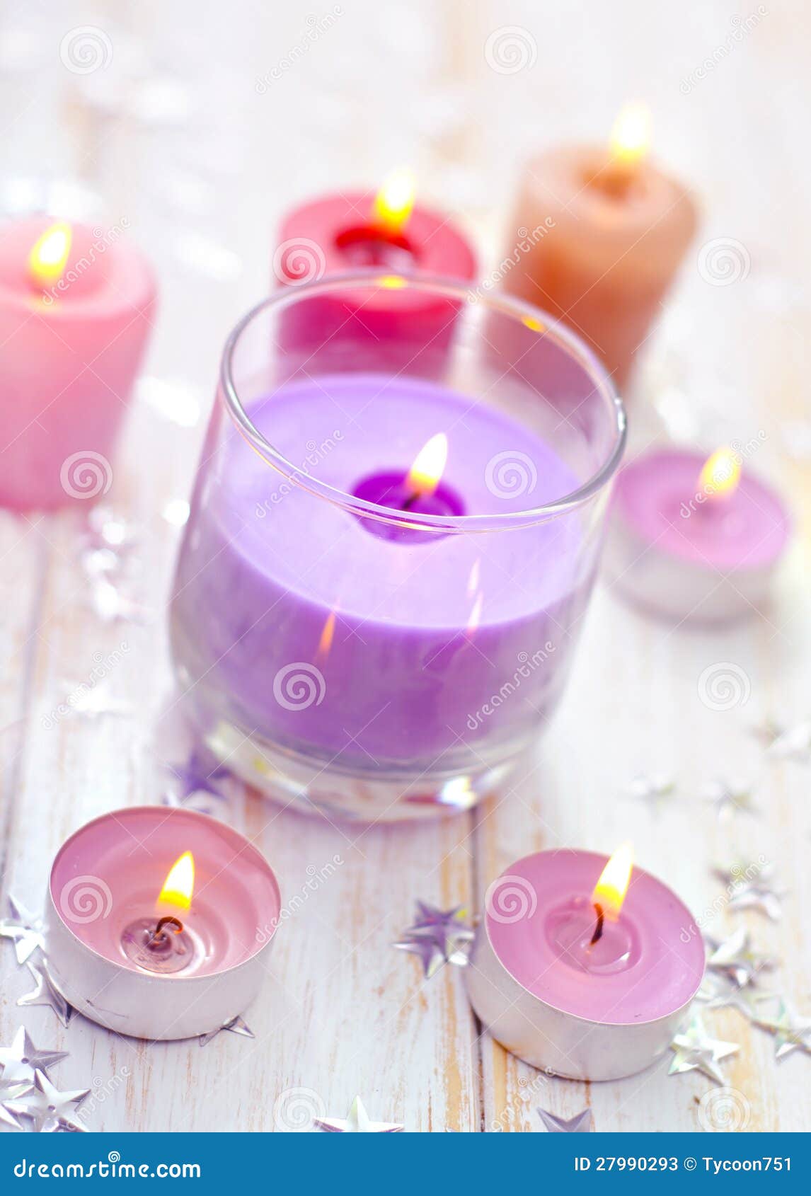 Color candles stock image. Image of joyous, celebration - 27990293