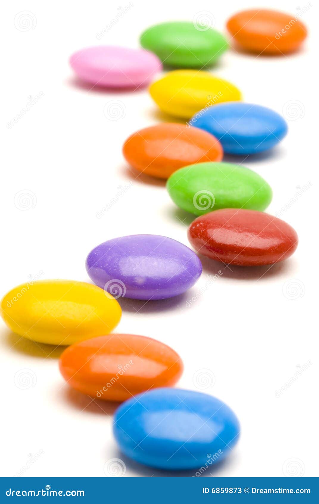 Color Candy Trail stock image. Image of round, green, candy - 6859873