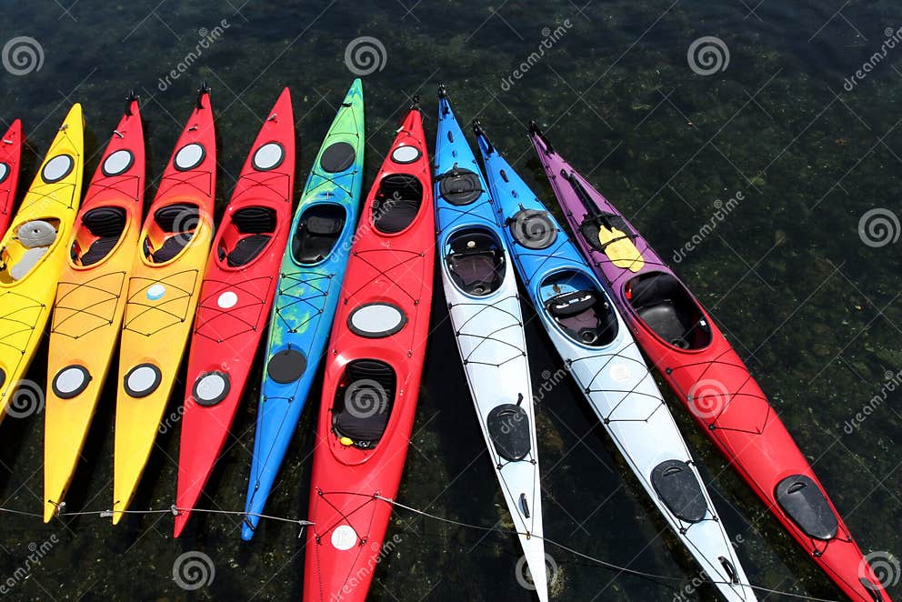 Color Canoes stock photo. Image of still, journey, canoe - 963518