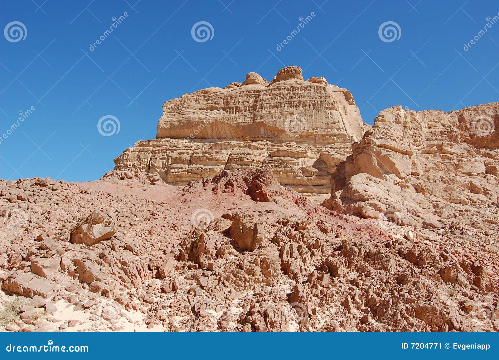 Color canyon in Egypt stock image. Image of beautiful - 7204771