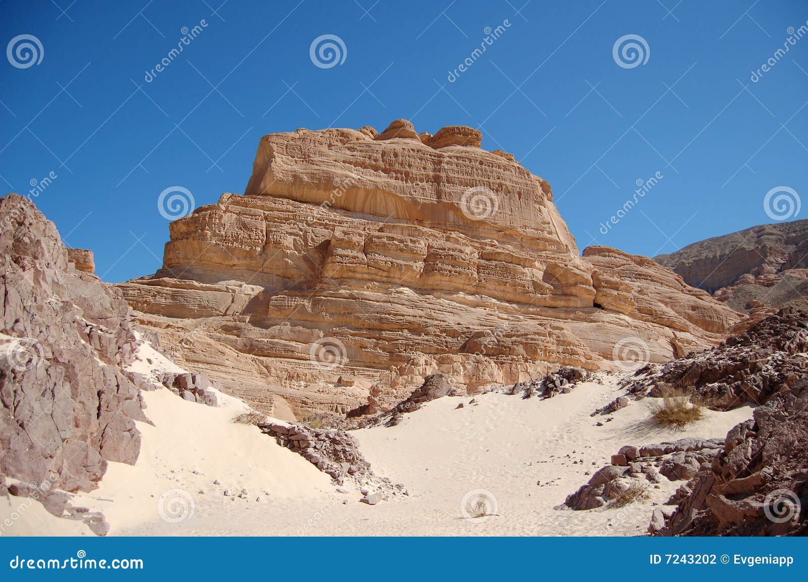 Color canyon in Egypt stock photo. Image of beautiful - 7243202