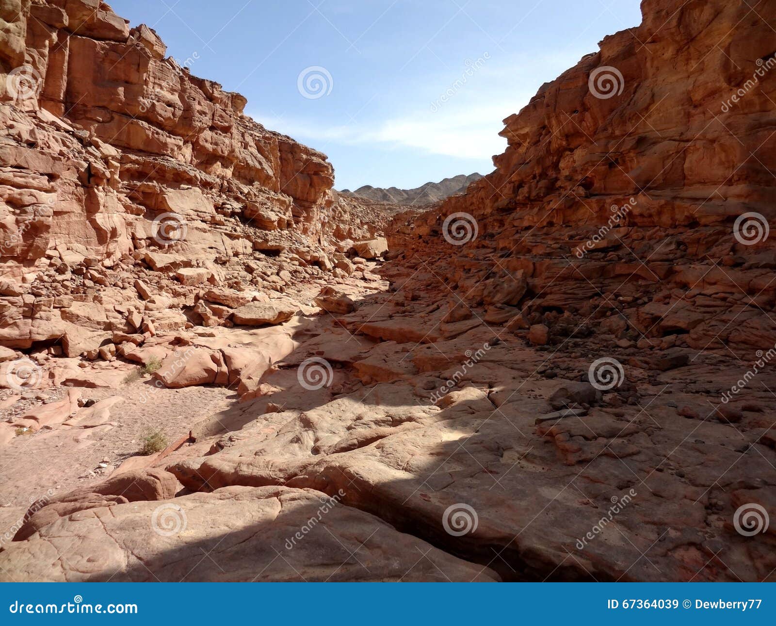 Color canyon in Egypt stock image. Image of mountains - 67364039