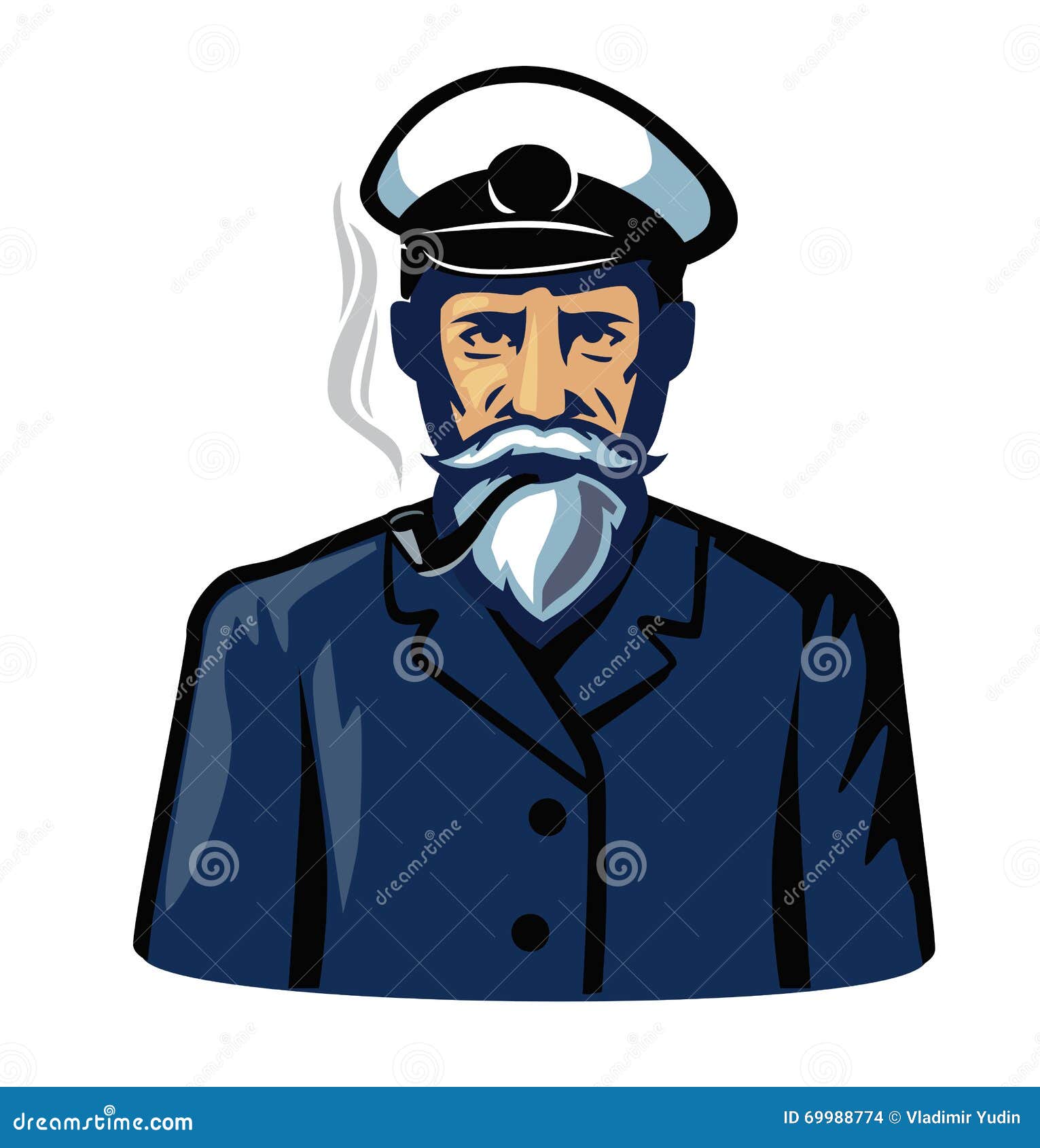 Captain Icon Vector From Pirates Collection. Thin Line Captain Outline ...