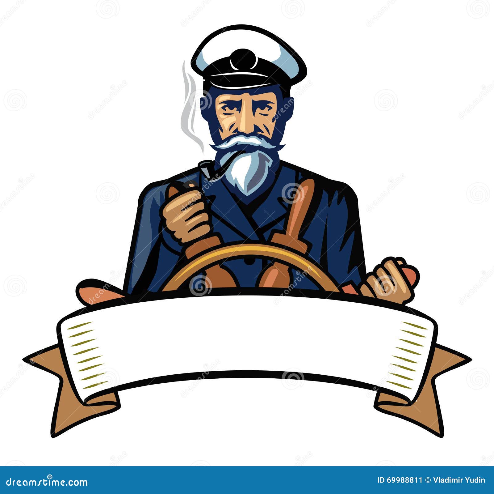 Captain Icon Vector From Pirates Collection. Thin Line Captain Outline ...