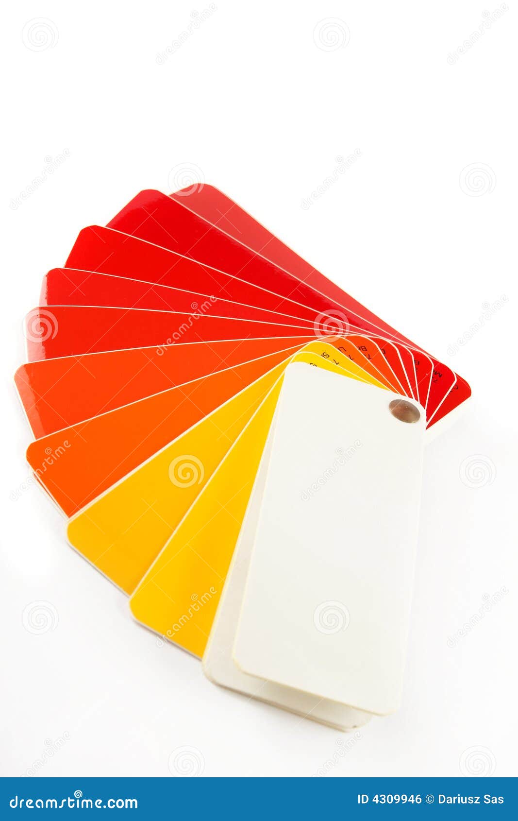 The color card. stock photo. Image of accuracy, coloring - 4309946
