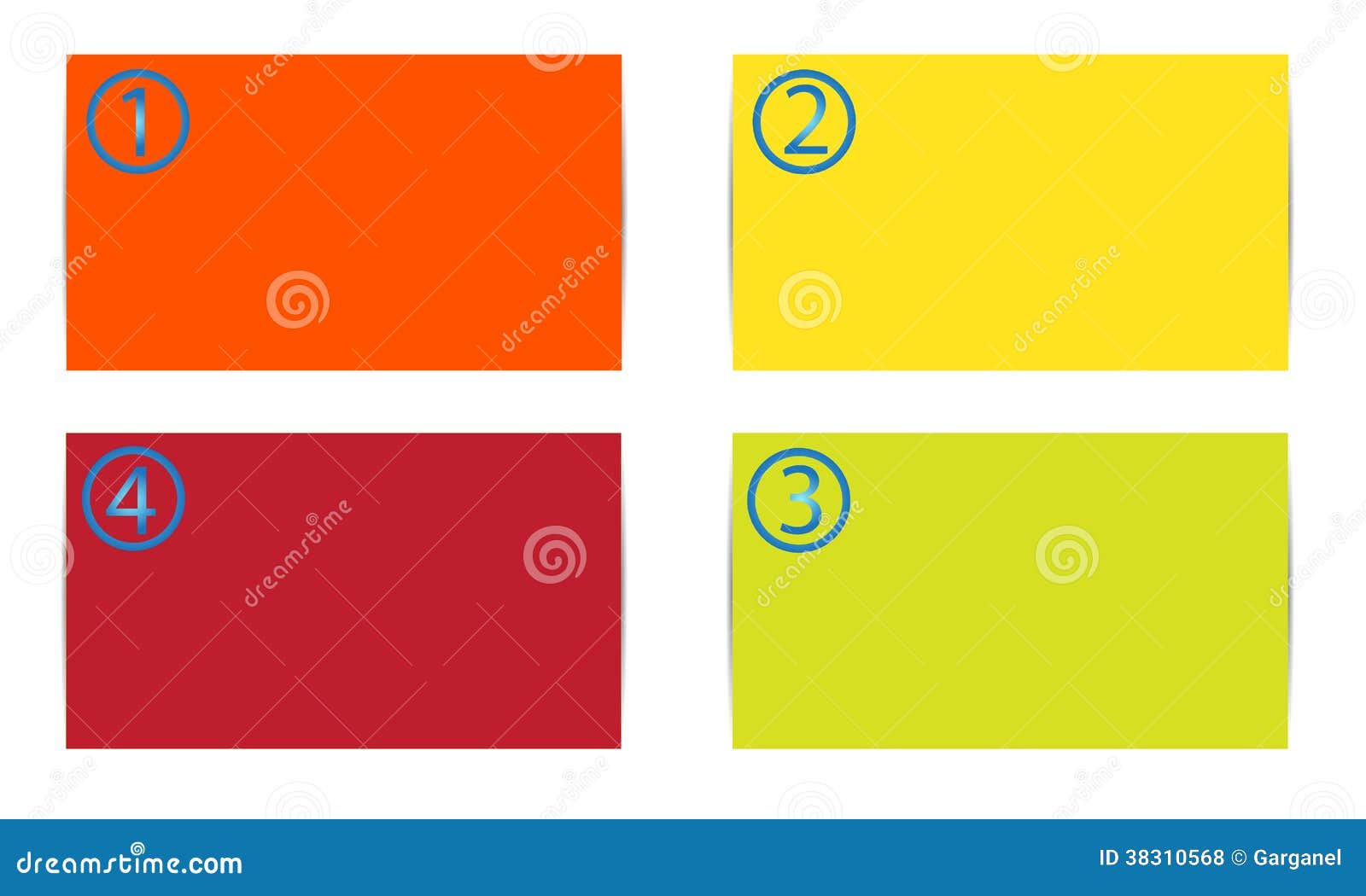 Color cards stock illustration. Illustration of button - 38310568
