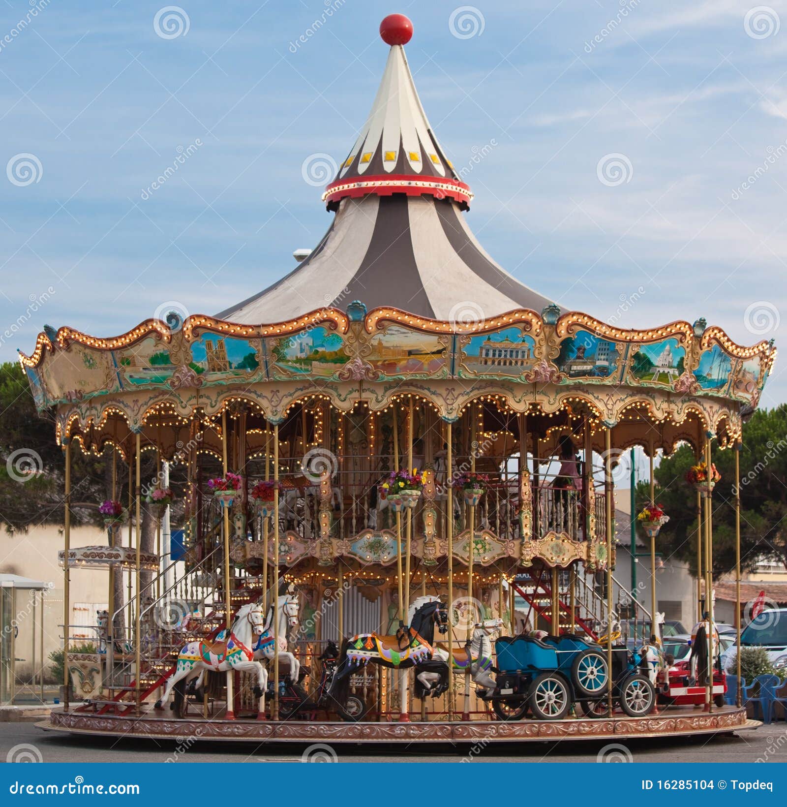 Color carousel stock photo. Image of fair, amusement - 16285104