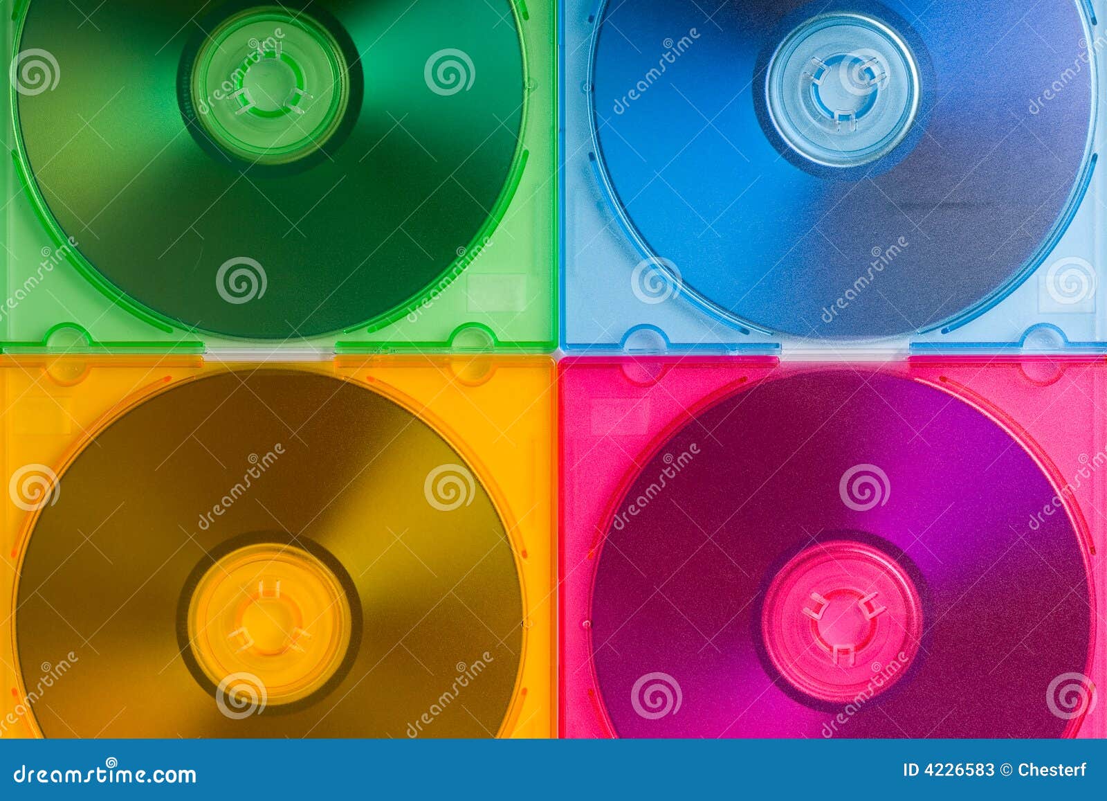 Color cd boxes with discs stock image. Image of color - 4226583