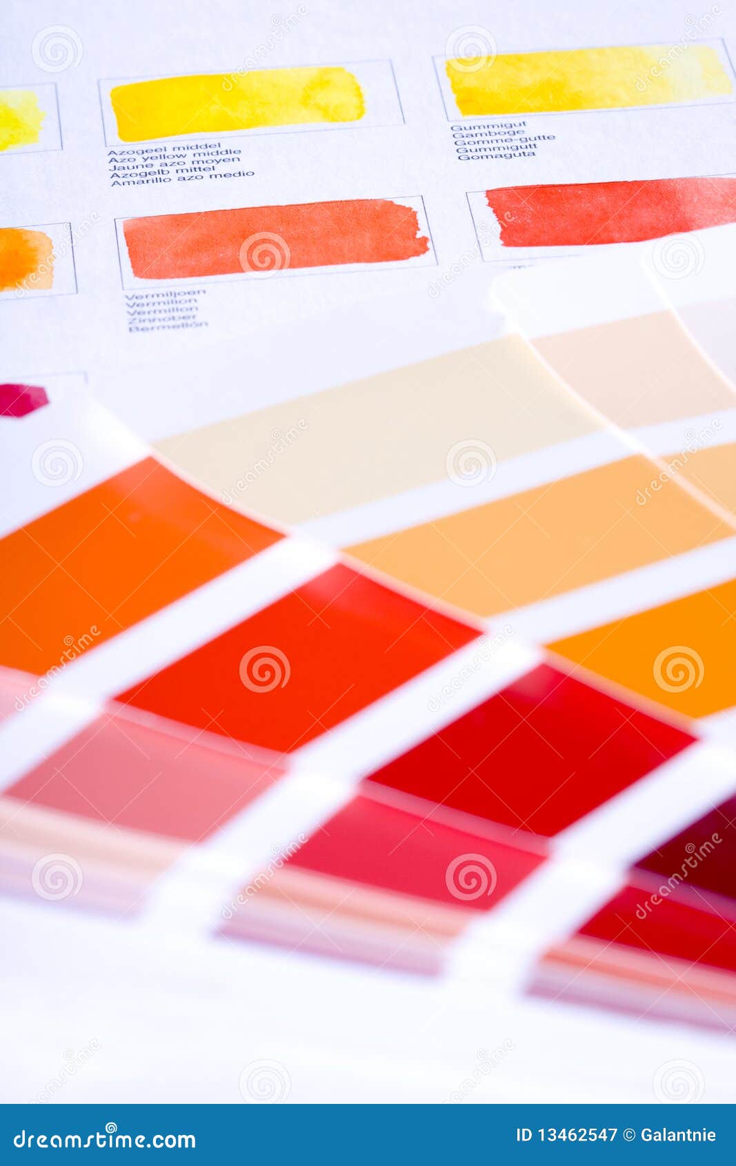 Color chart stock image. Image of matching, creativity - 13462547