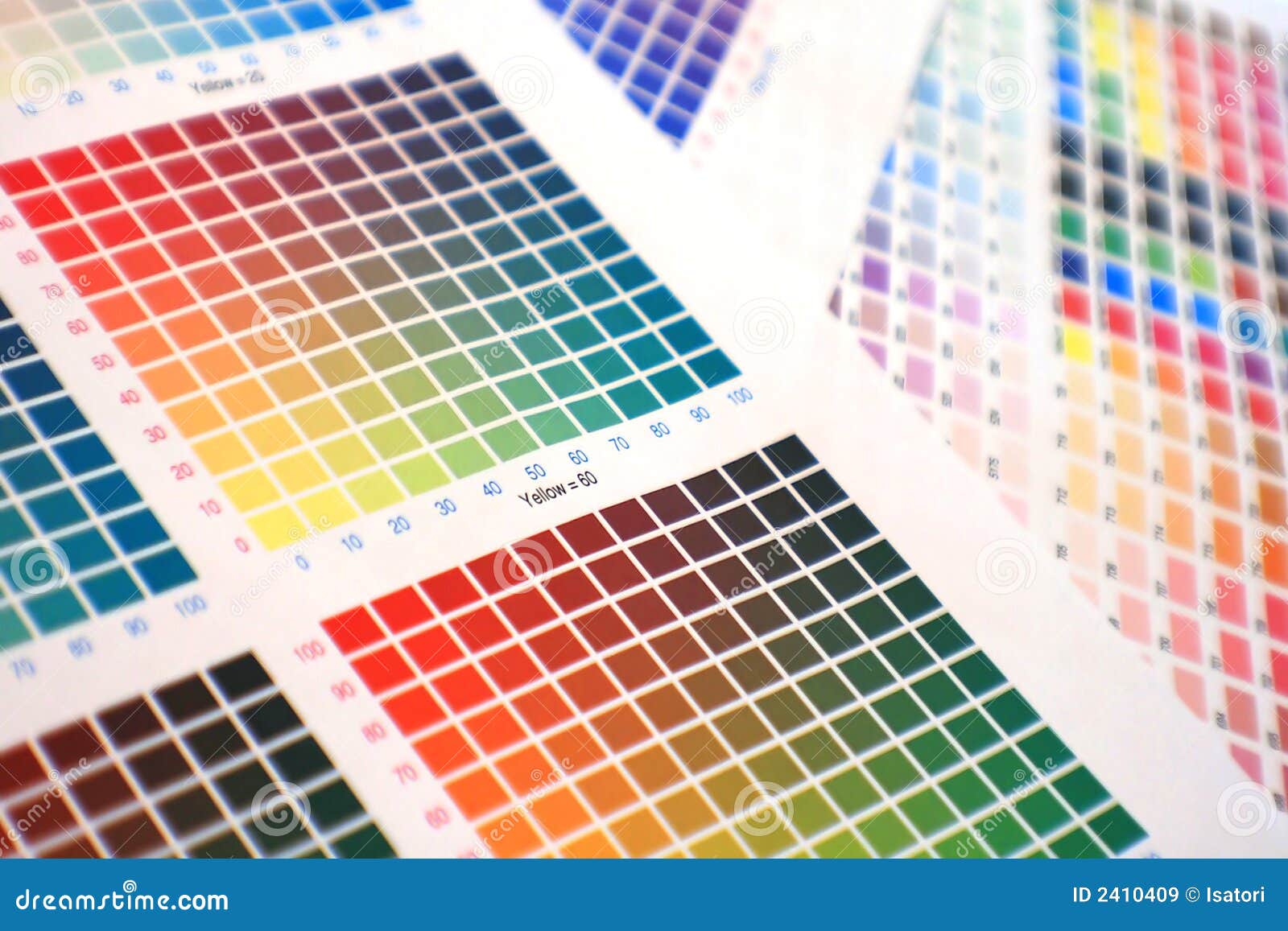 Color chart stock image. Image of colour, green, rainbow - 2410409