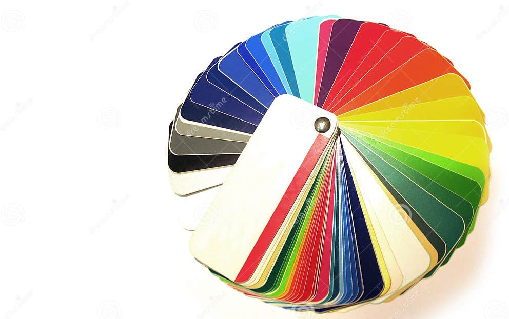 Color chart stock image. Image of coloring, rainbow, paper - 773843