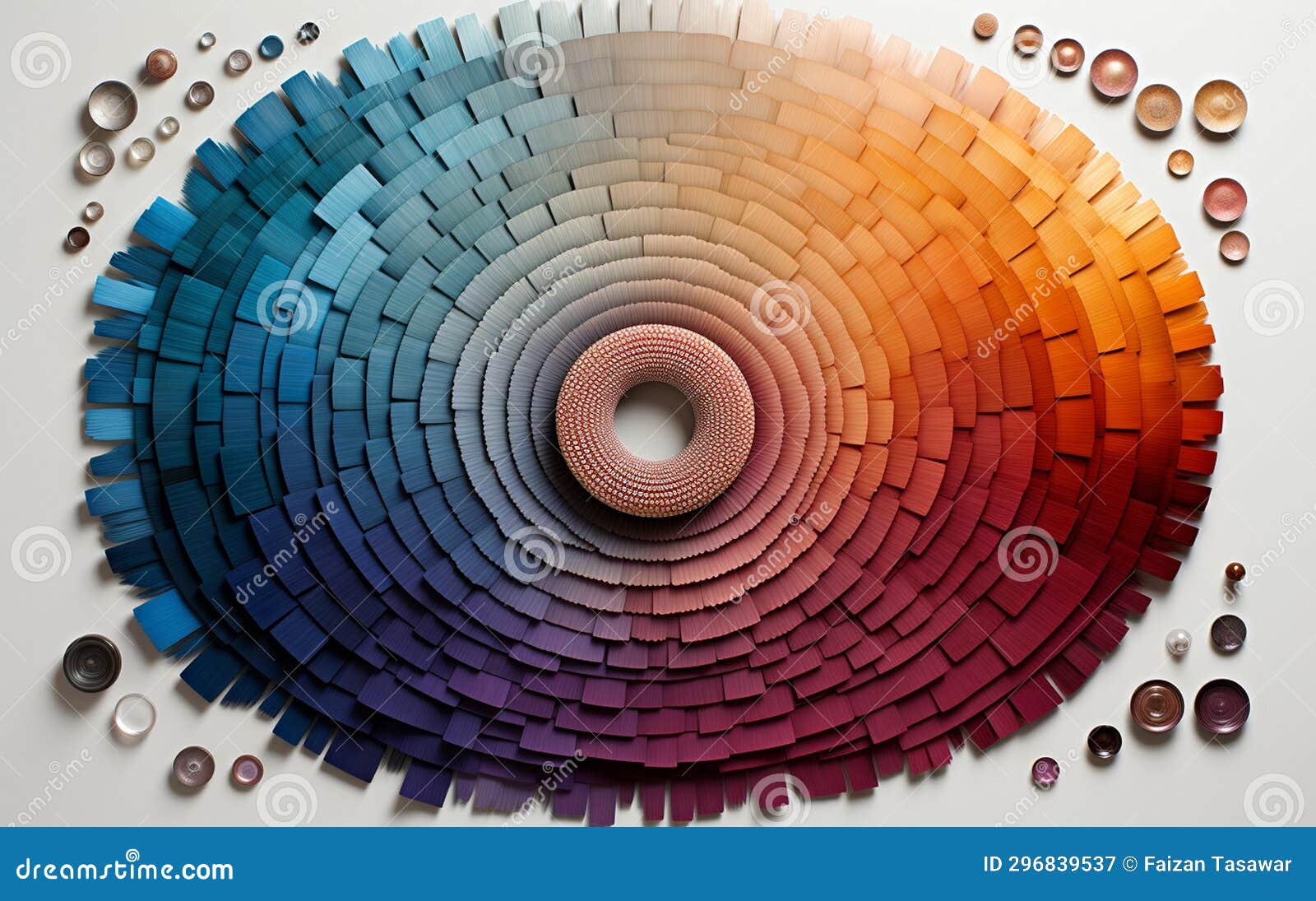 Color Chart on a Clean White Background -Generative Ai Stock Image ...