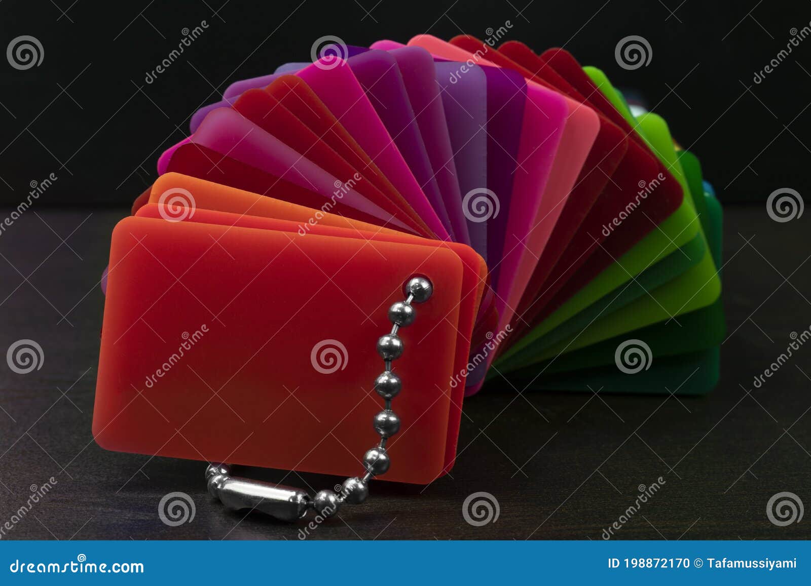 Color Chart of Plexi Glass Pieces Stock Photo - Image of architectural ...