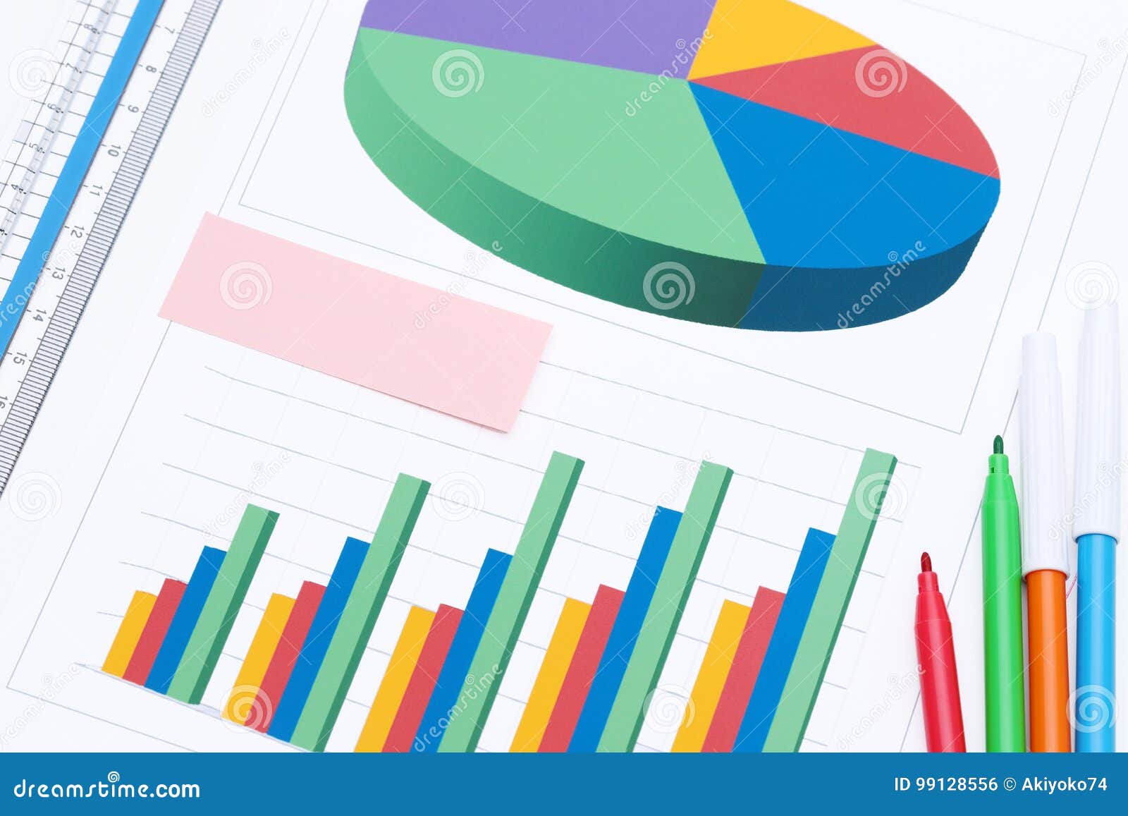 Color Chart Printed Documents Stock Photo - Image of document, concept ...
