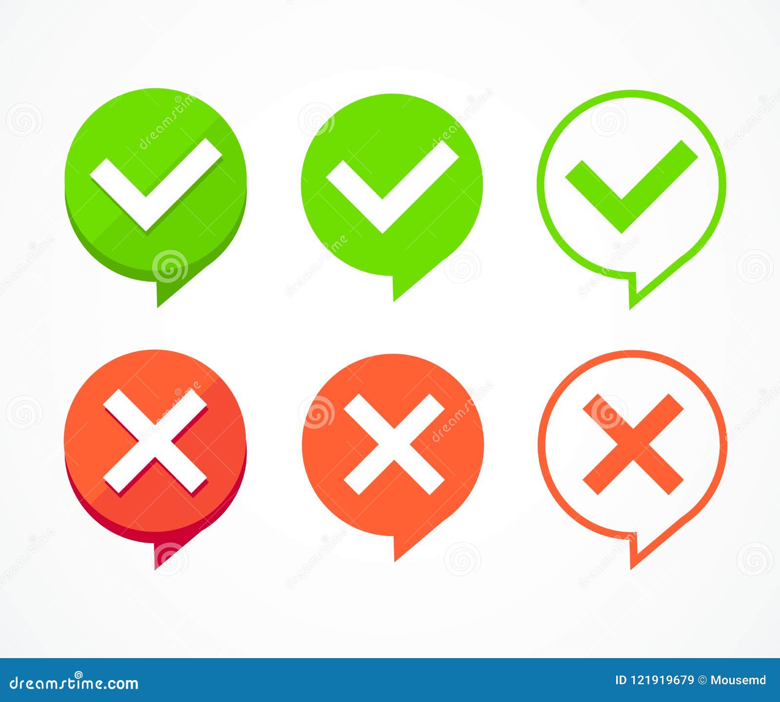 Color Checkboxes Signs Set. Vector Stock Vector - Illustration of ...