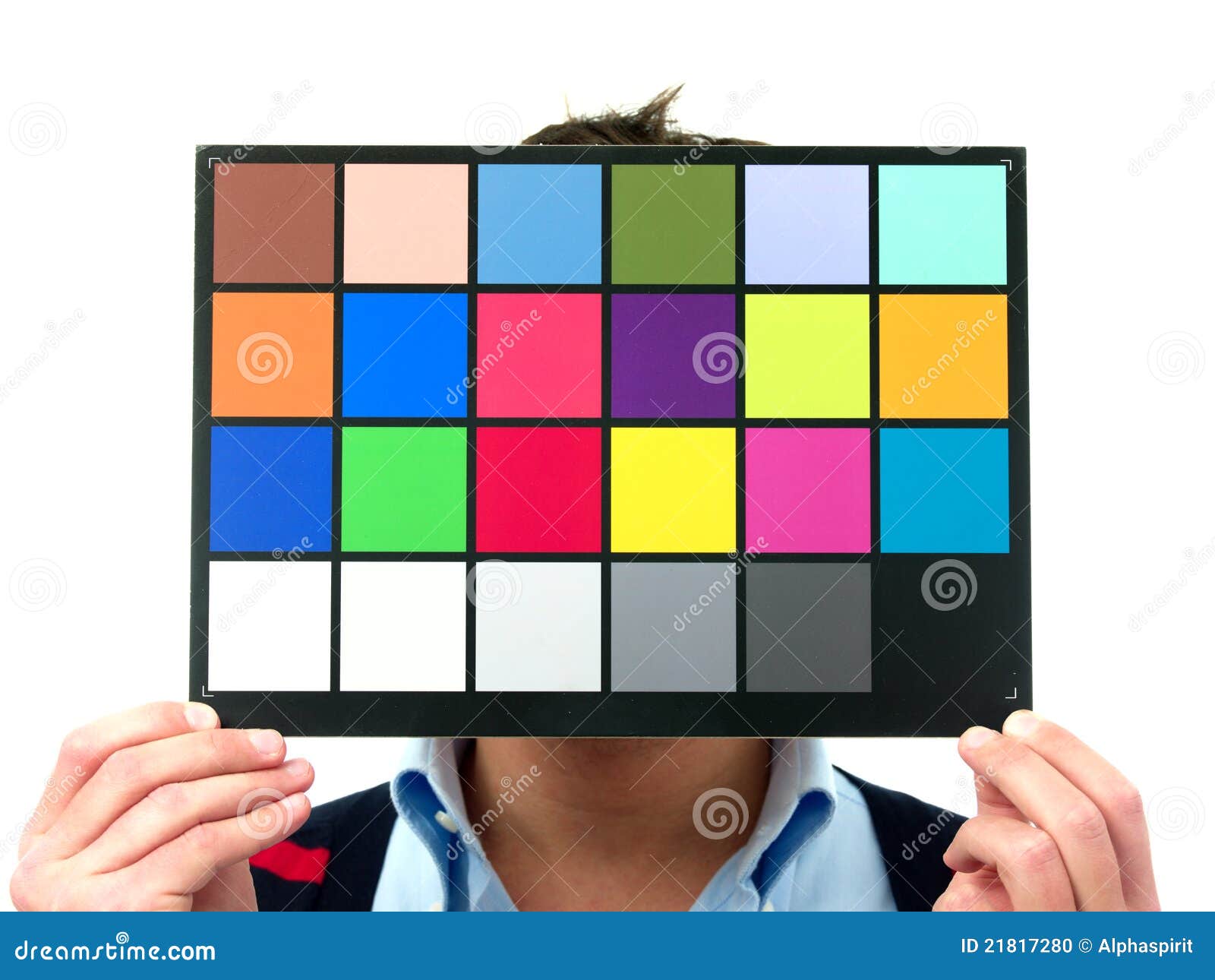 Color checker stock photo. Image of frame, creative, model - 21817280