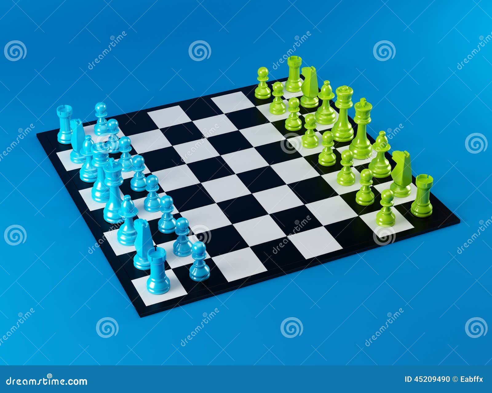 Color Chess Board stock illustration. Illustration of white - 45209490