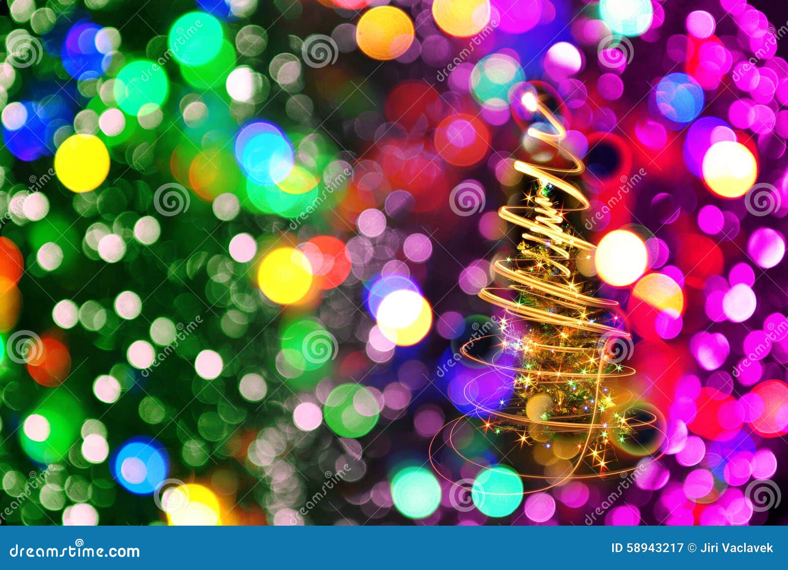 Color Christmas Lights As Nice Background Stock Image - Image of ...