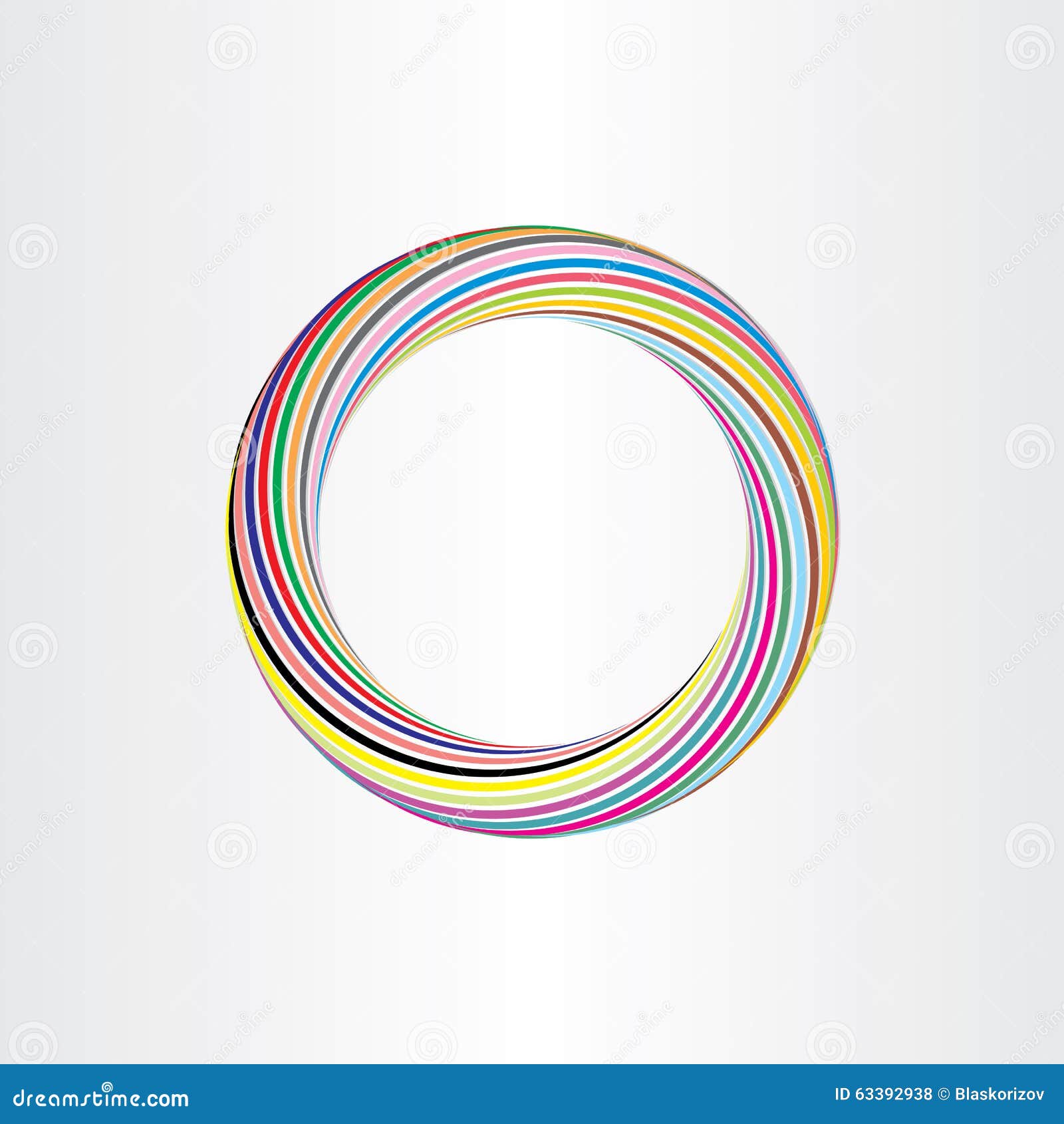 Color Circle Abstract Background Template Stock Vector - Illustration ...