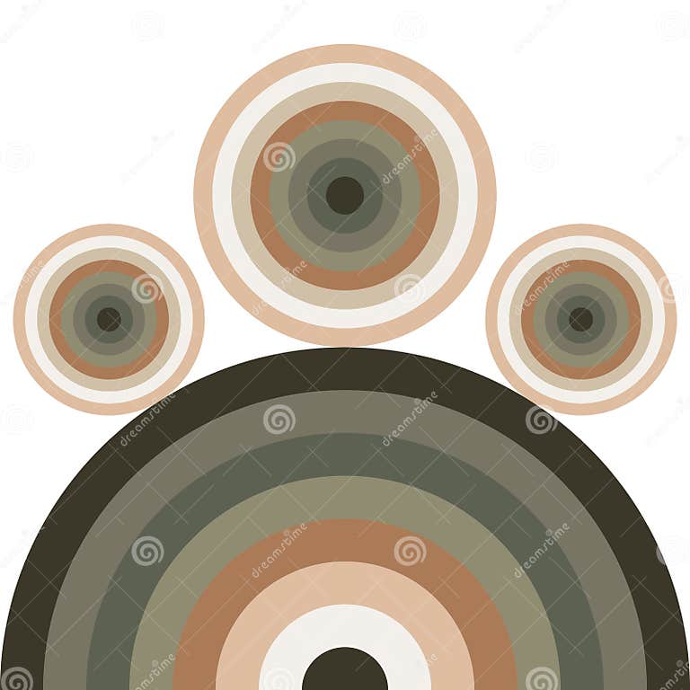 Decorative Arc-shaped Colored Arc on a White Background. Artistic ...