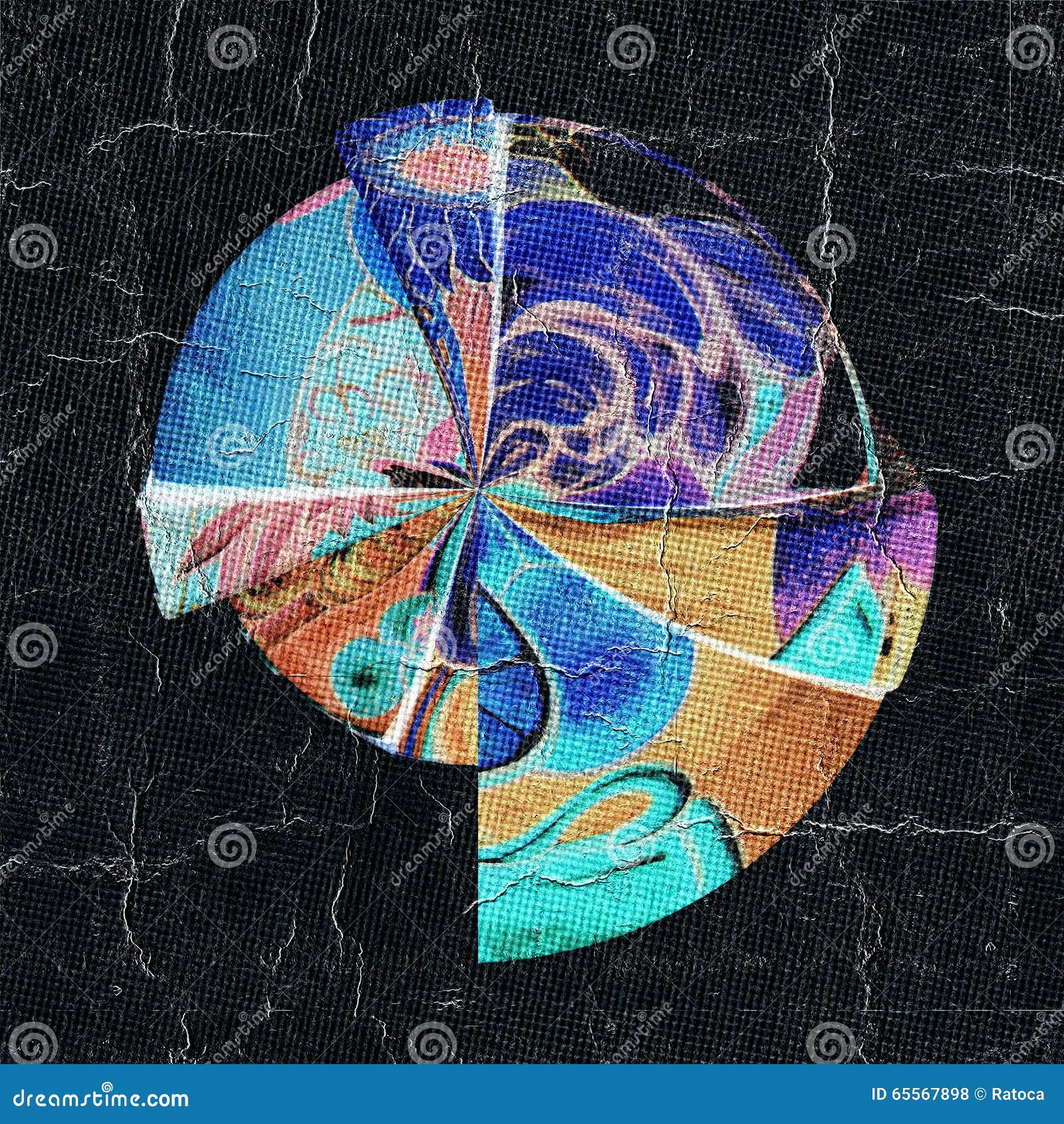 Color circle box stock illustration. Illustration of circular - 65567898