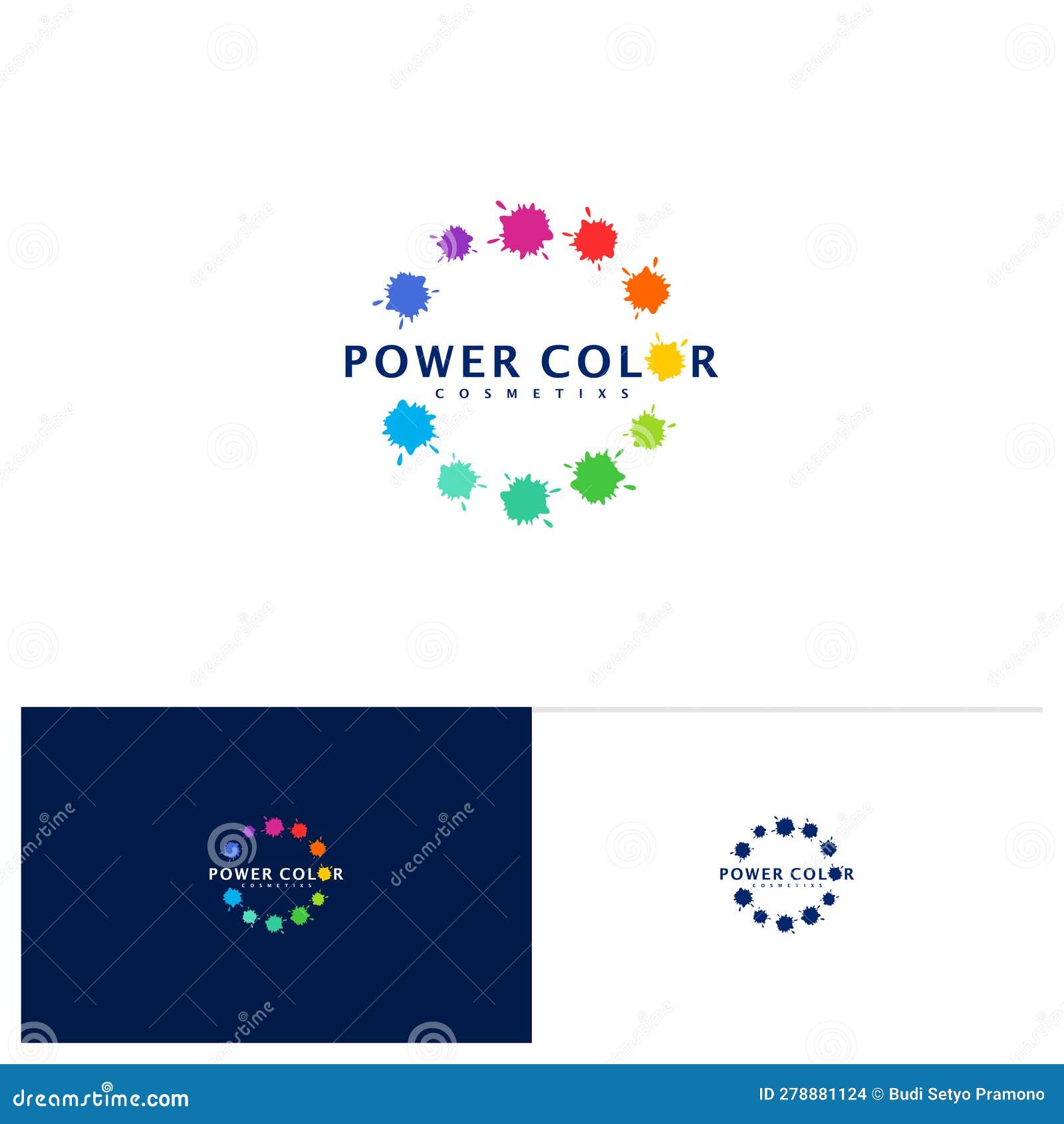 Color Circle Logo Template, Creative Color Logo Design Vector Stock ...