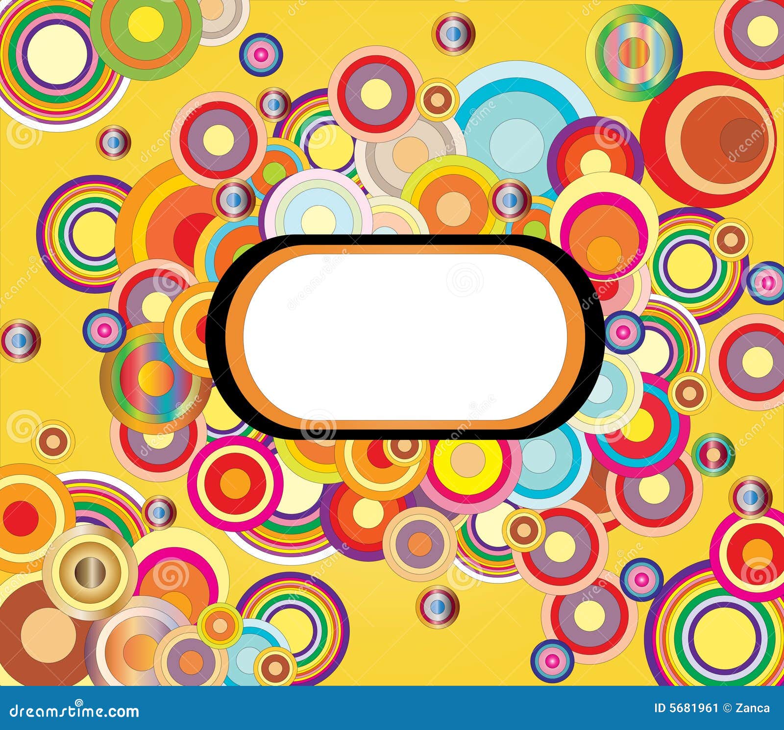 Color Circles Texture Vector Illustration | CartoonDealer.com #6661962