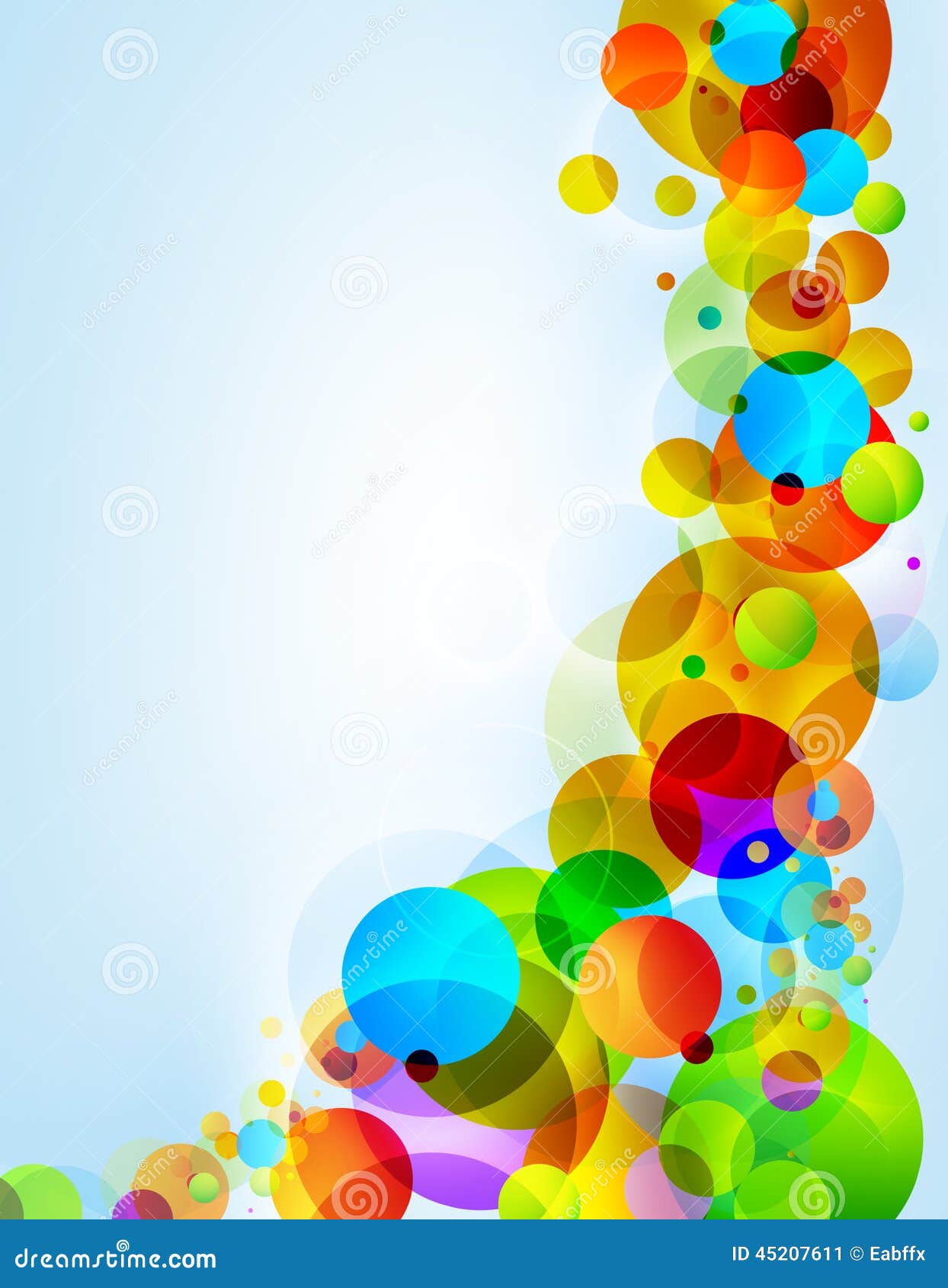 Color Circles Background stock illustration. Illustration of bright ...