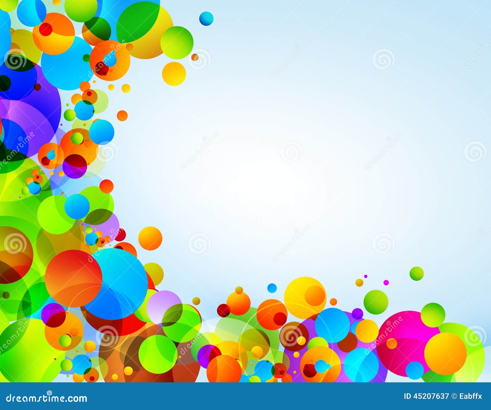 Color Circles Background stock illustration. Illustration of generated ...