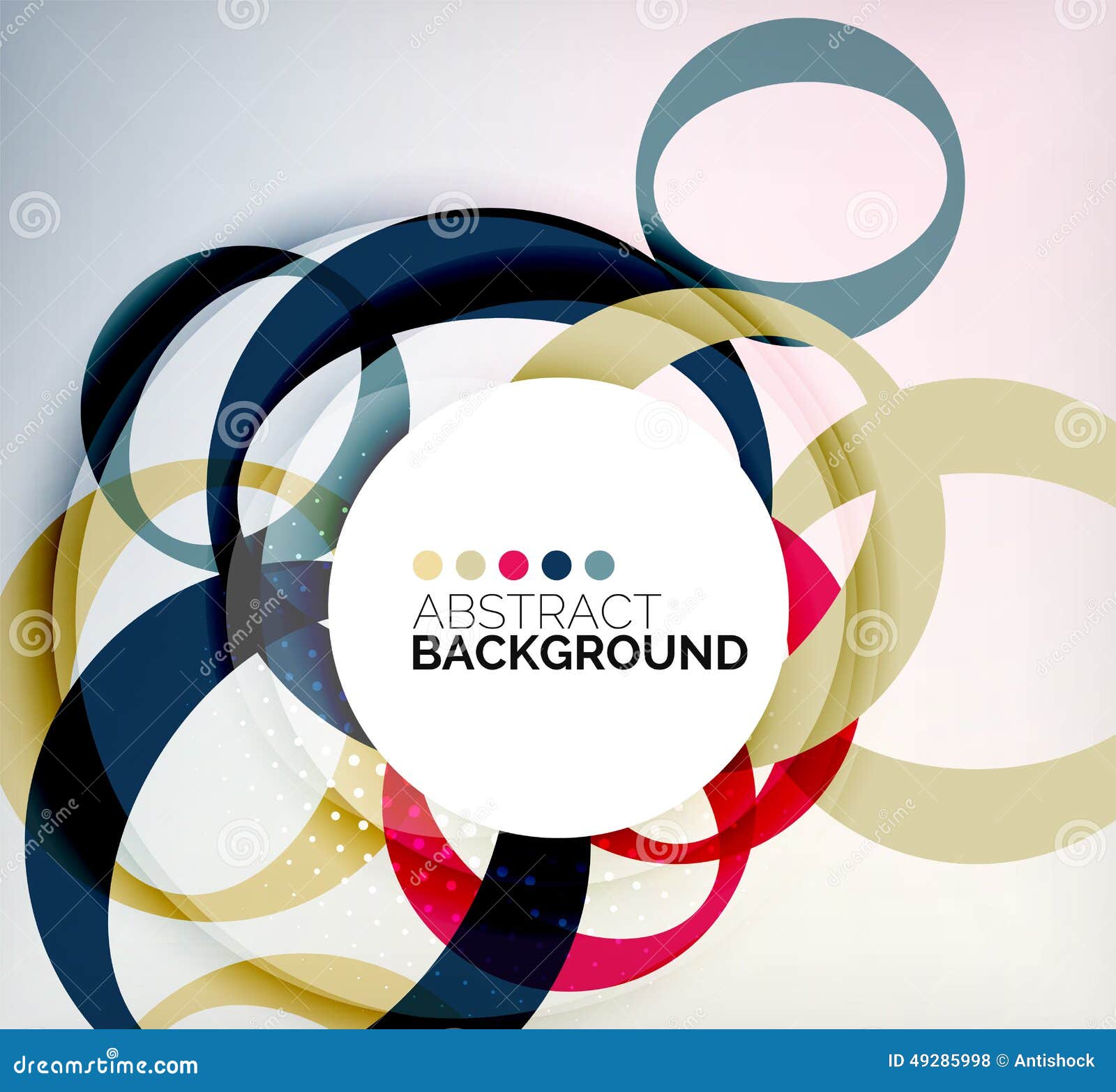 Color circles composition stock vector. Illustration of composition - 49285998