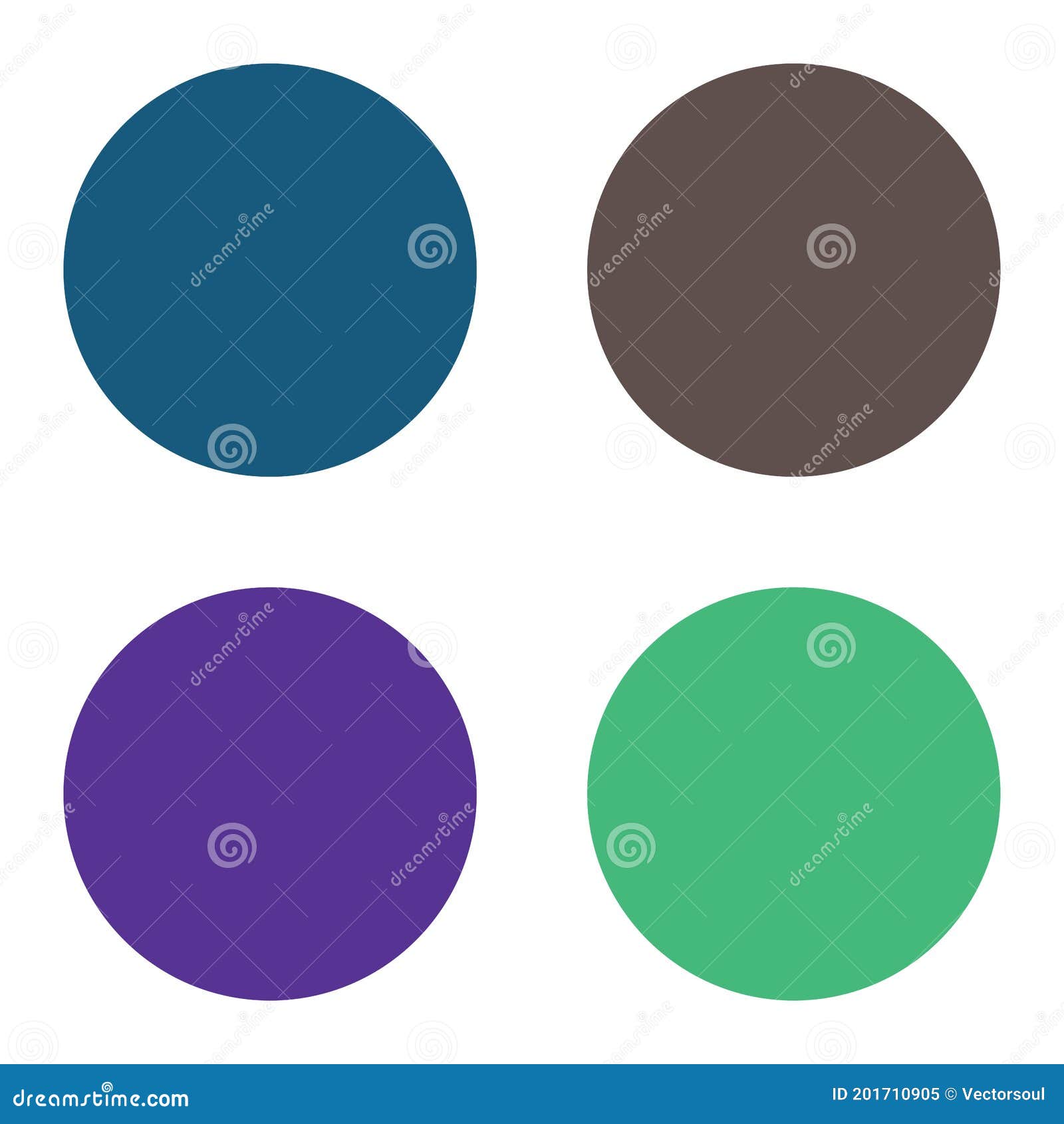 Color Circles Vector Illustration. Circles Design Element, Circles ...