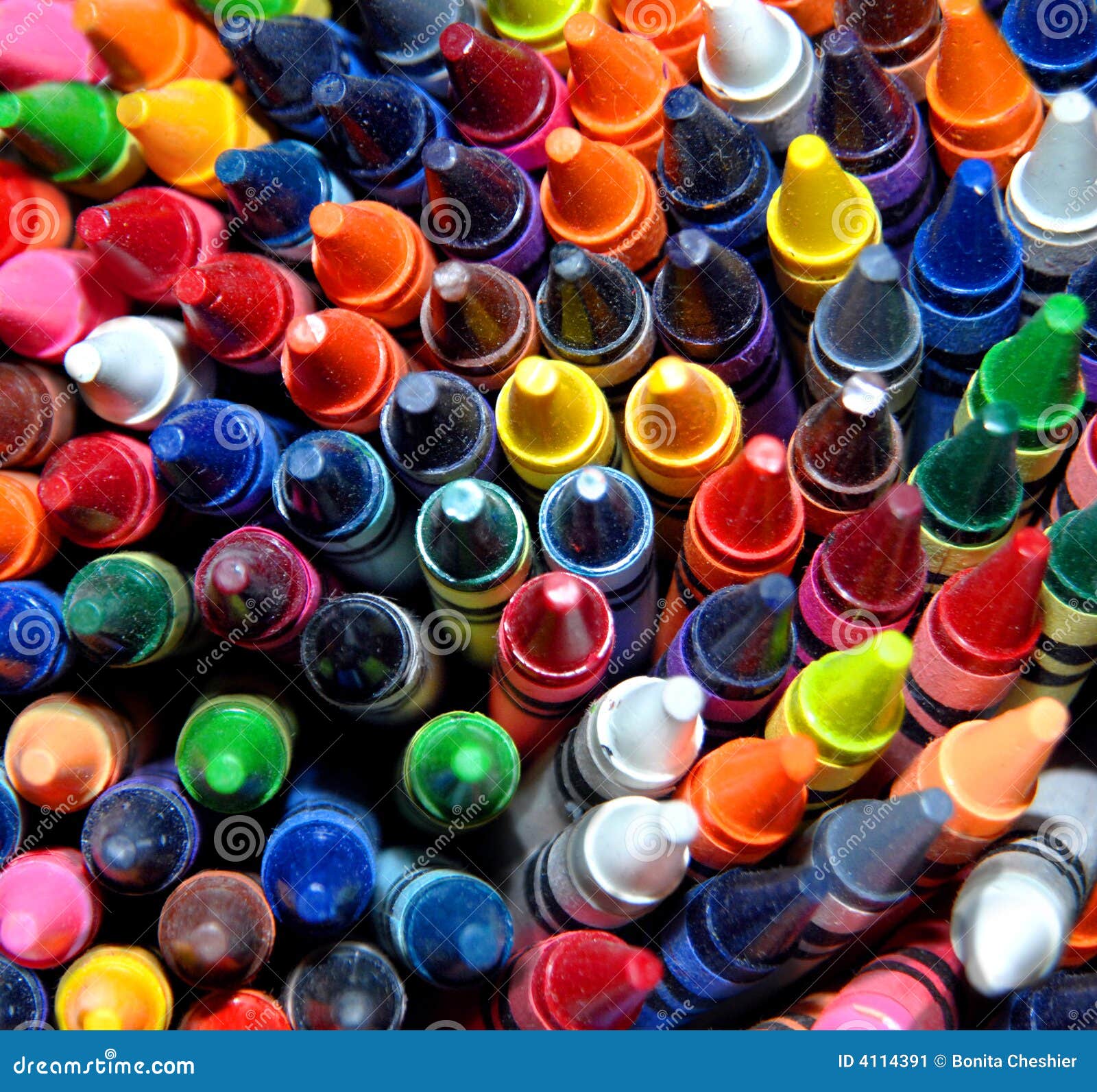 Color Clan stock image. Image of childrens, crayon, crayons - 4114391