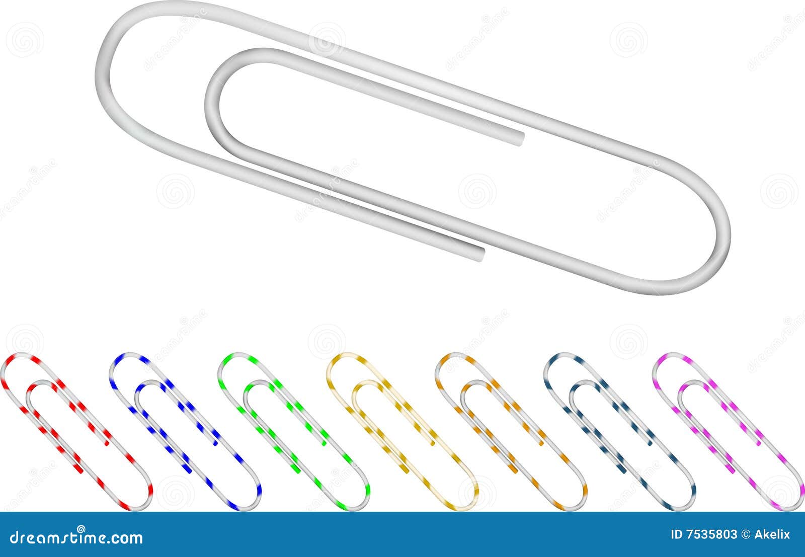 Color clips stock vector. Illustration of icon, clammy - 7535803