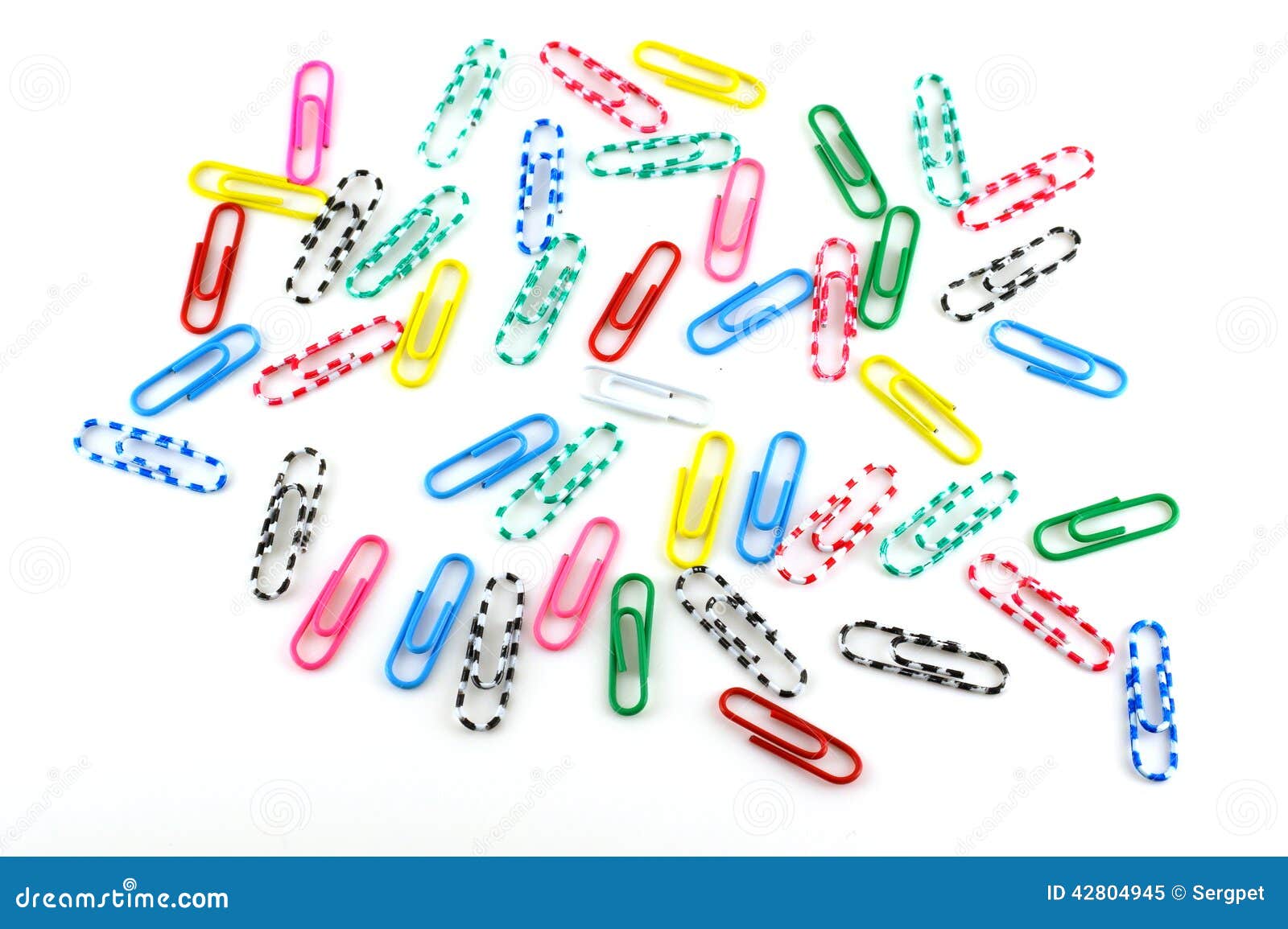 Color clips for paper stock image. Image of plastic, collection - 42804945